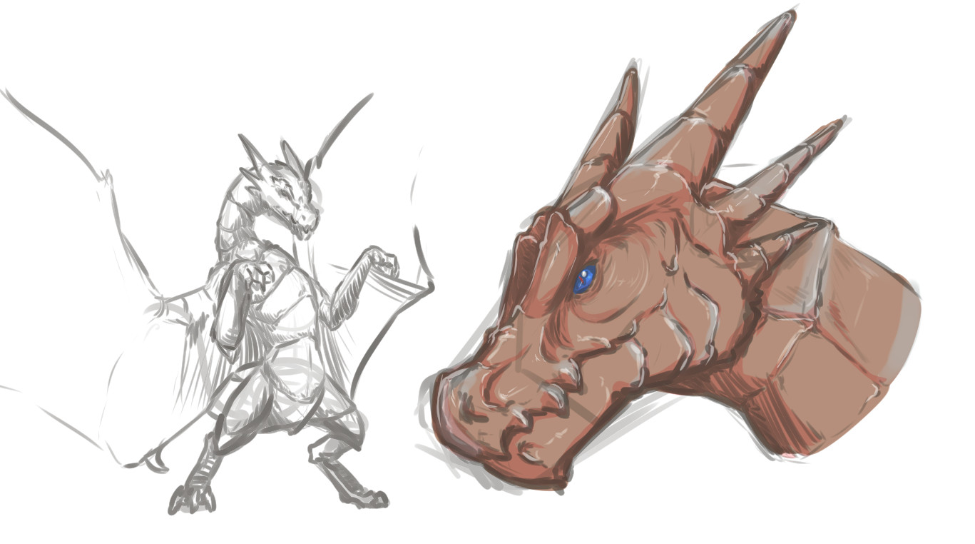 ArtStation - Extra Dragon Concepts