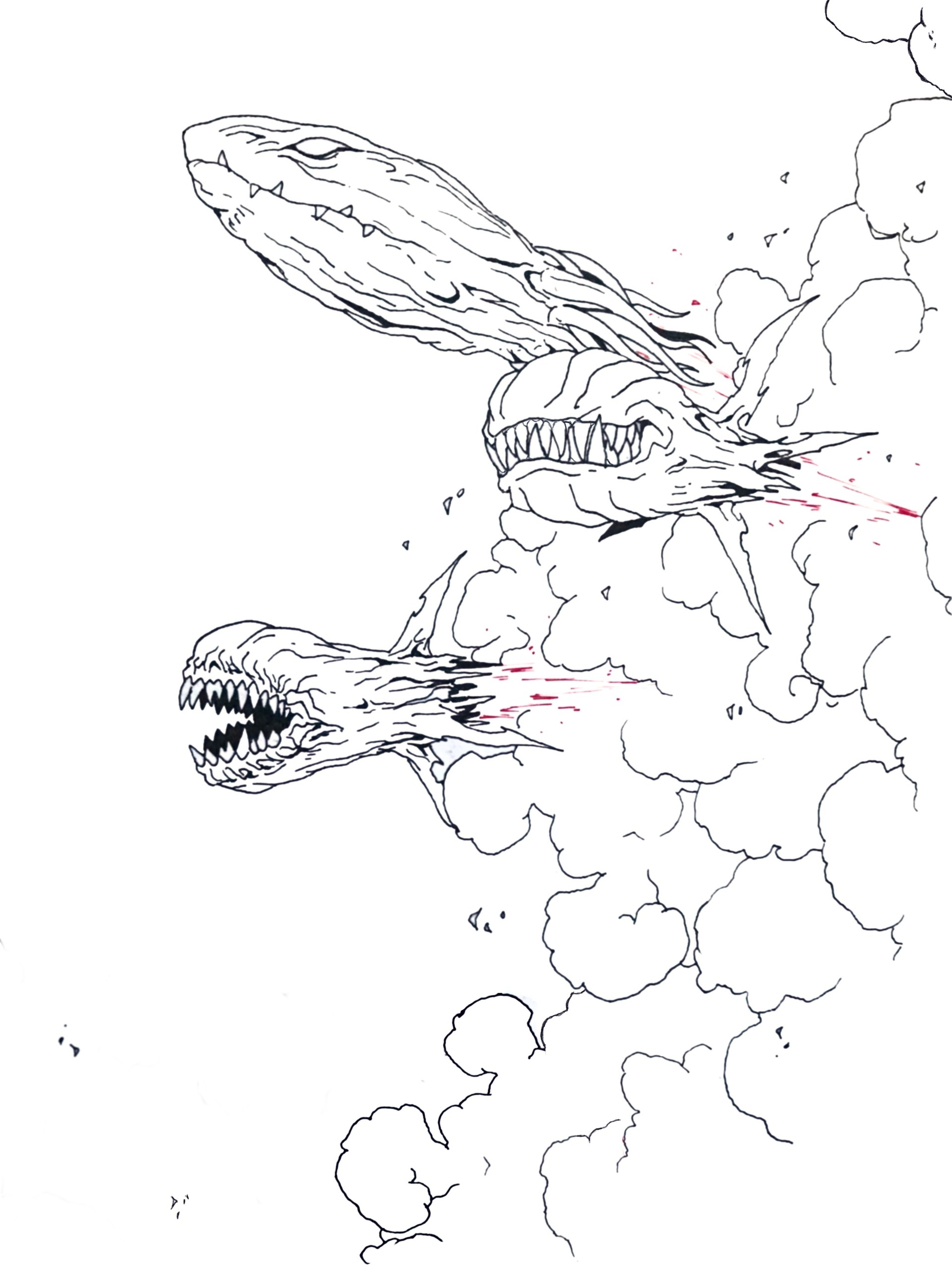 skullgreymon from metal greymon coloring pages