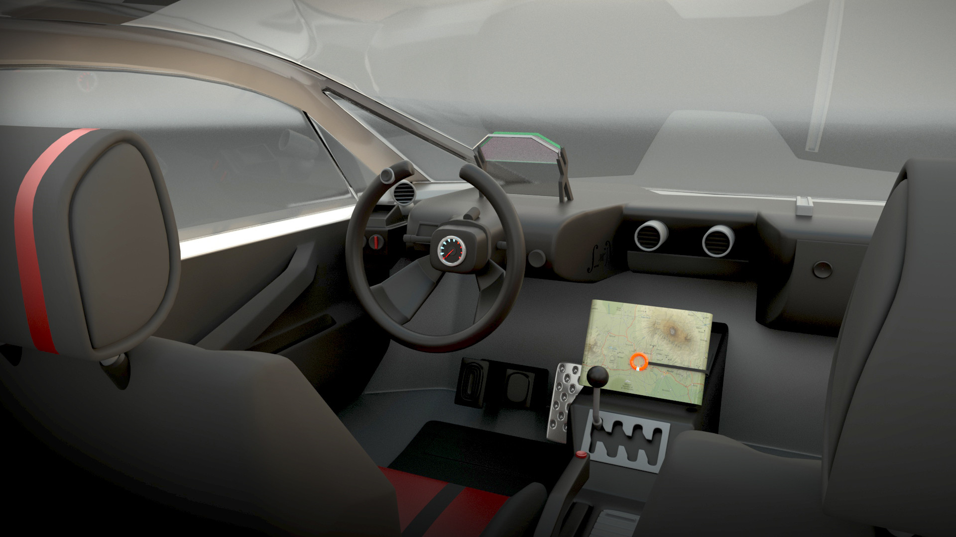 Nicolas FAVRE Nics - Futurist car