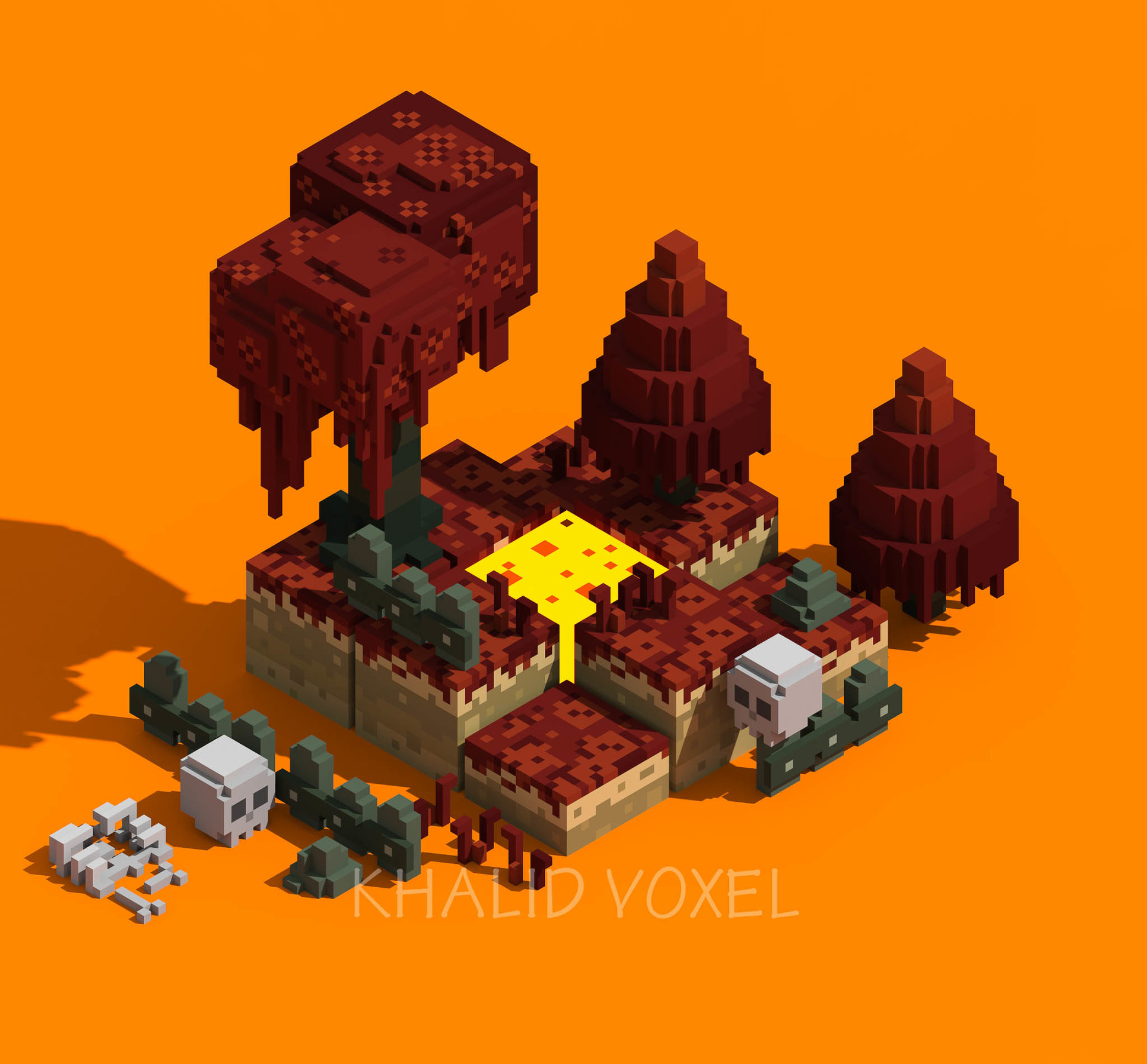 ArtStation - spooky doom asset