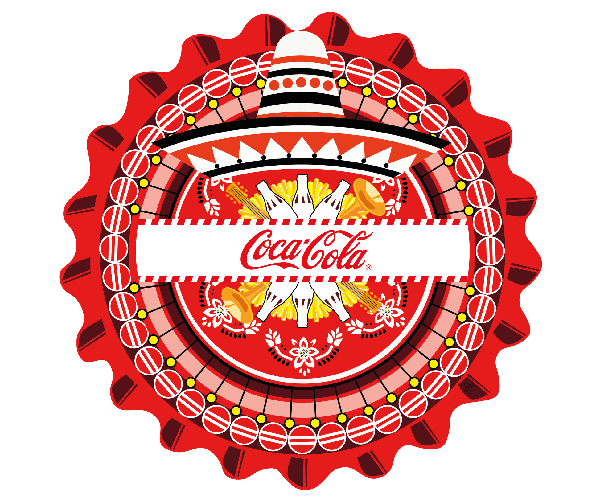 ArtStation - Coke Mural Design #1