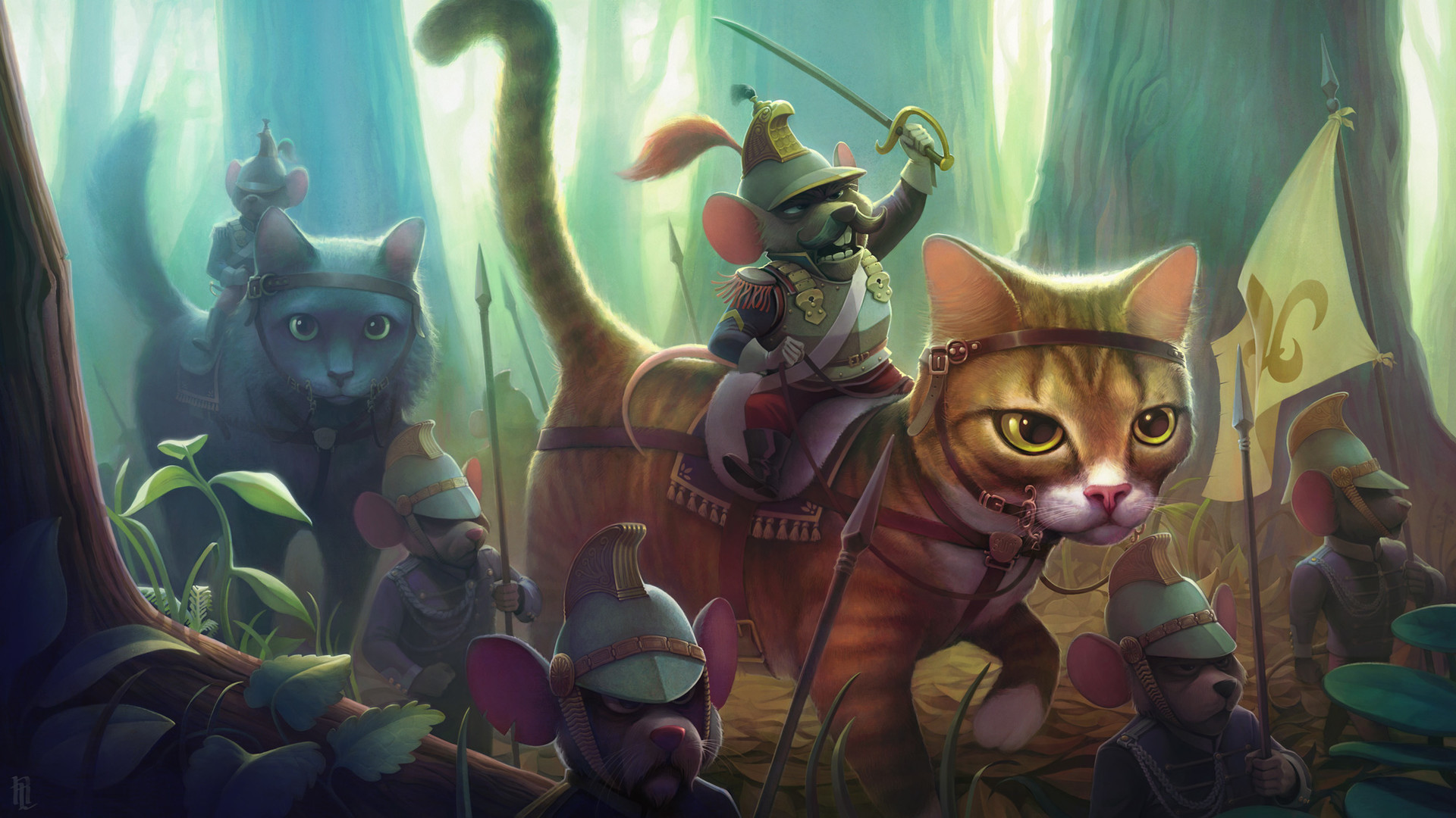 ArtStation - Feline Cavalry