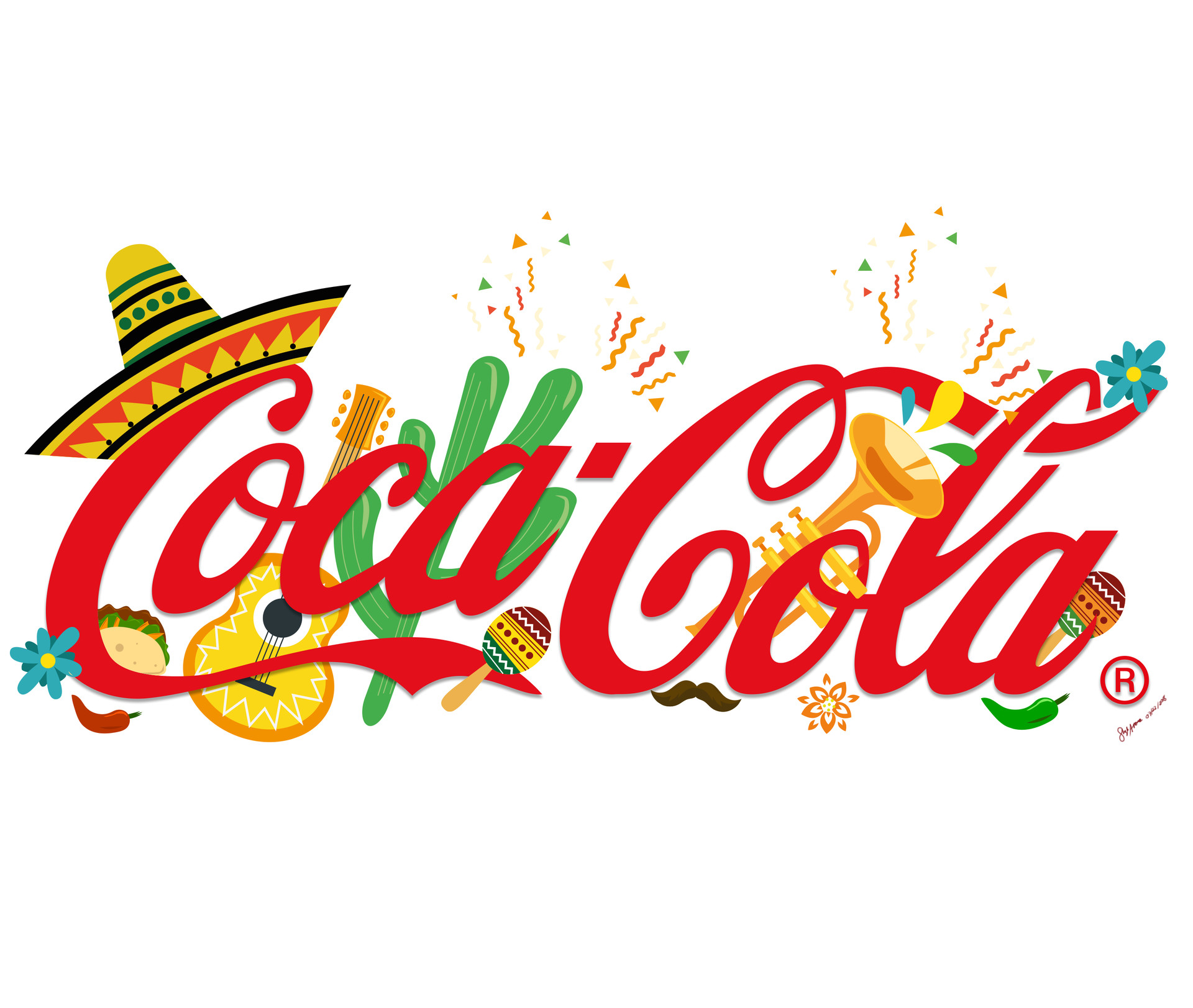 ArtStation - Coke Mural Design #4
