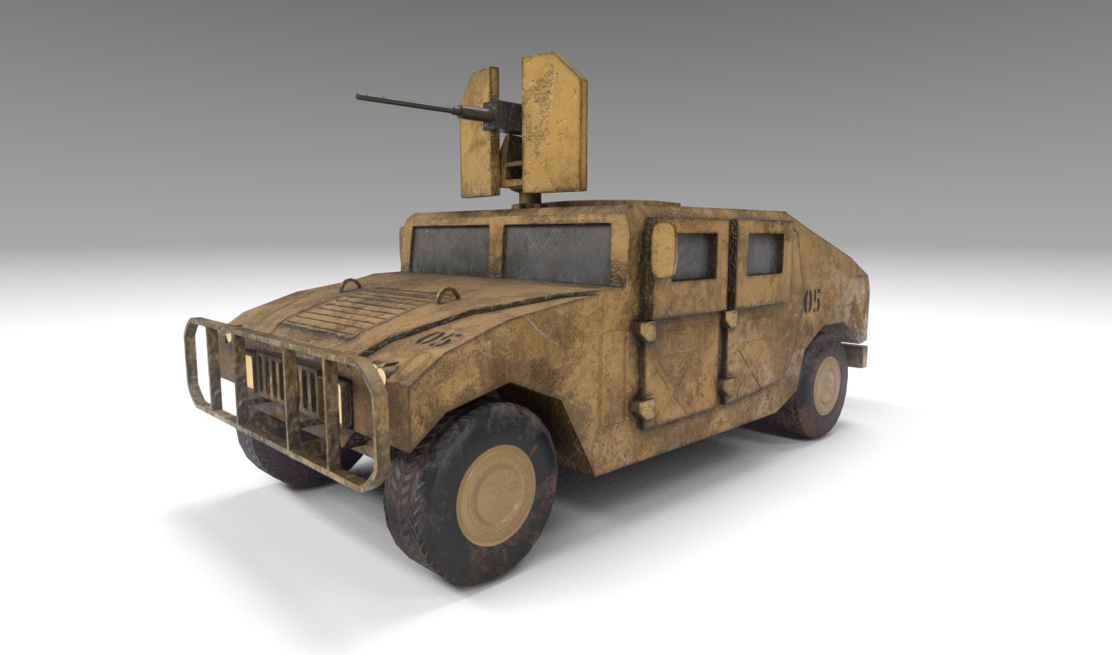 ArtStation - US Military Humvee