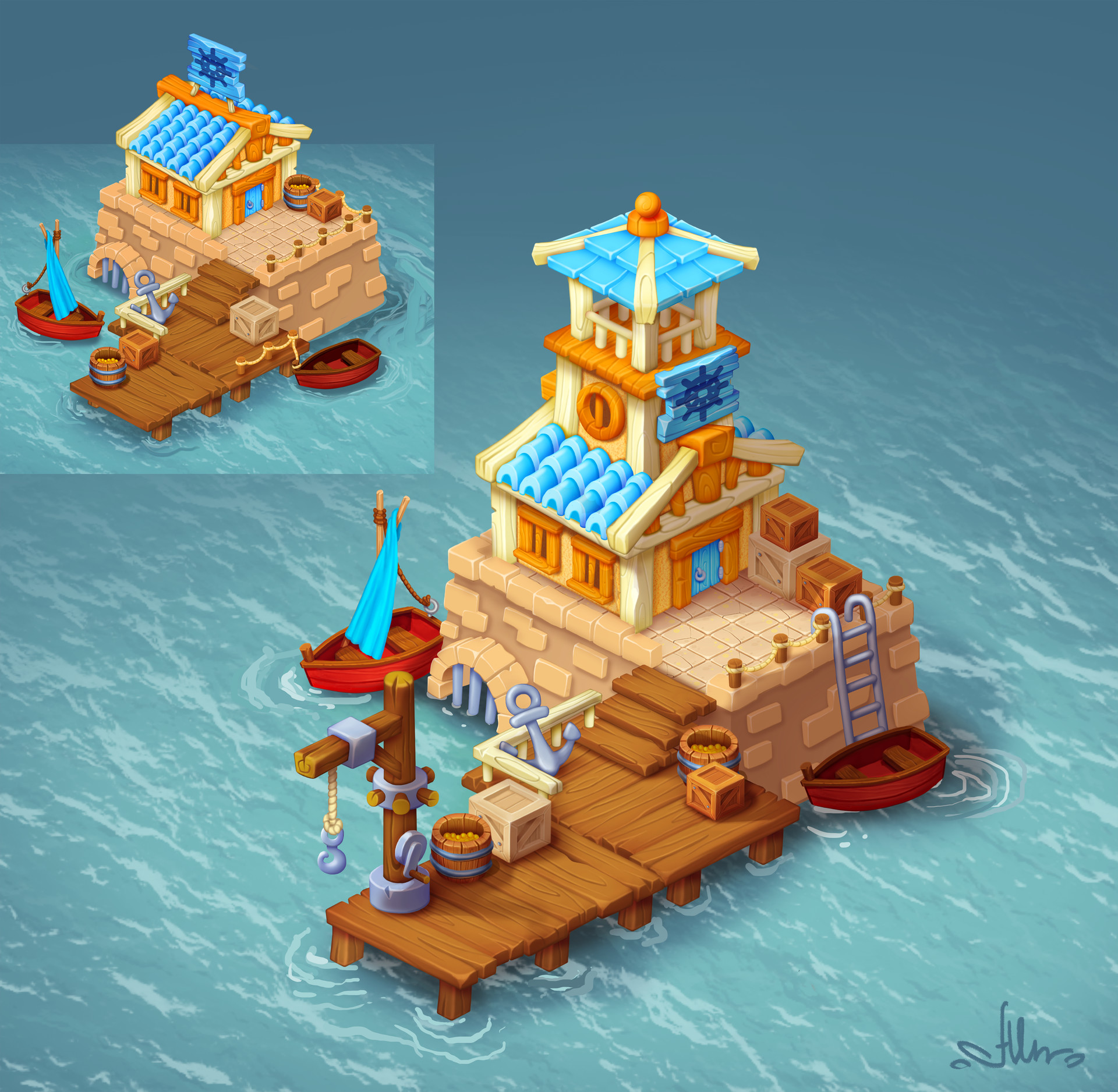 ArtStation - Harbor