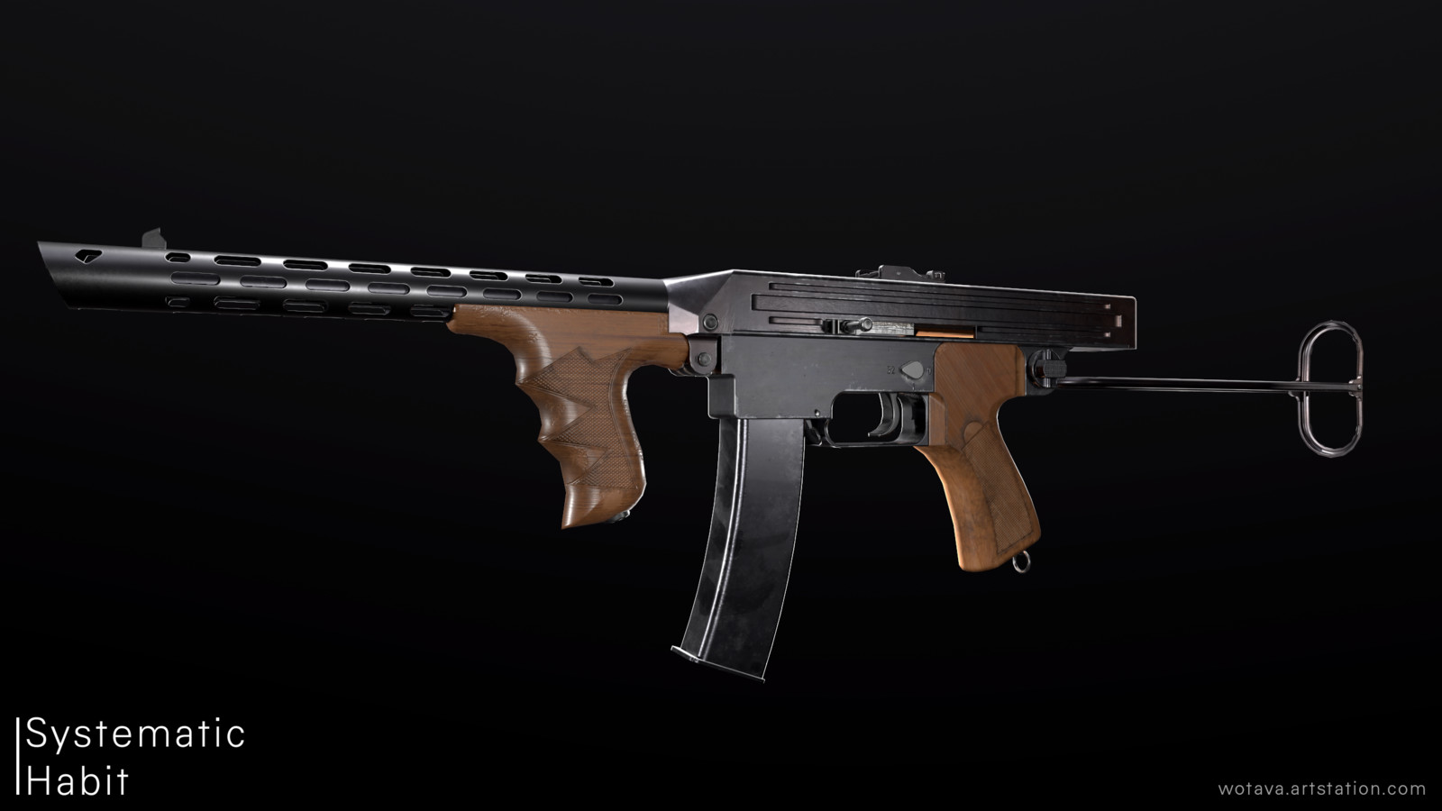 Bogdan Kishchak - Kalashnikov Submachine Gun (1942)