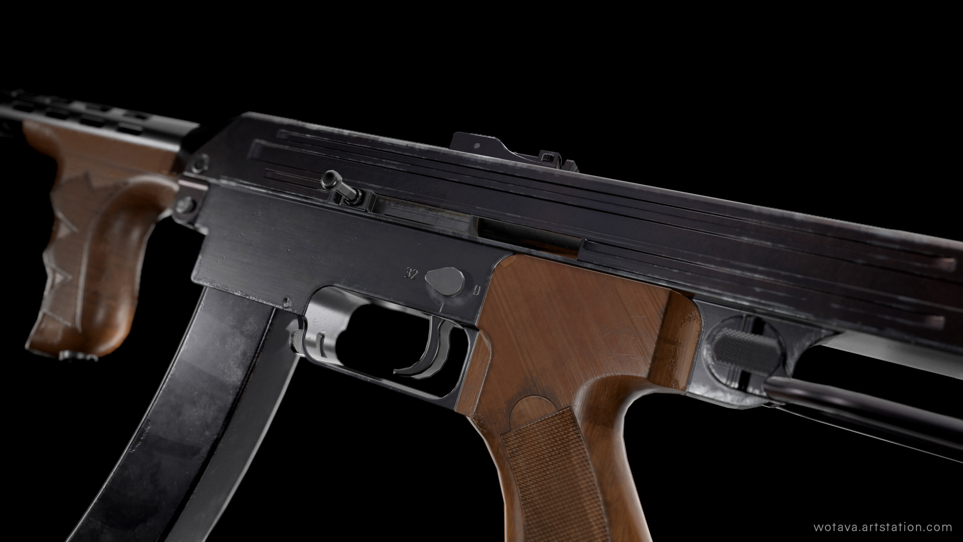 Bogdan Kishchak - Kalashnikov Submachine Gun (1942)