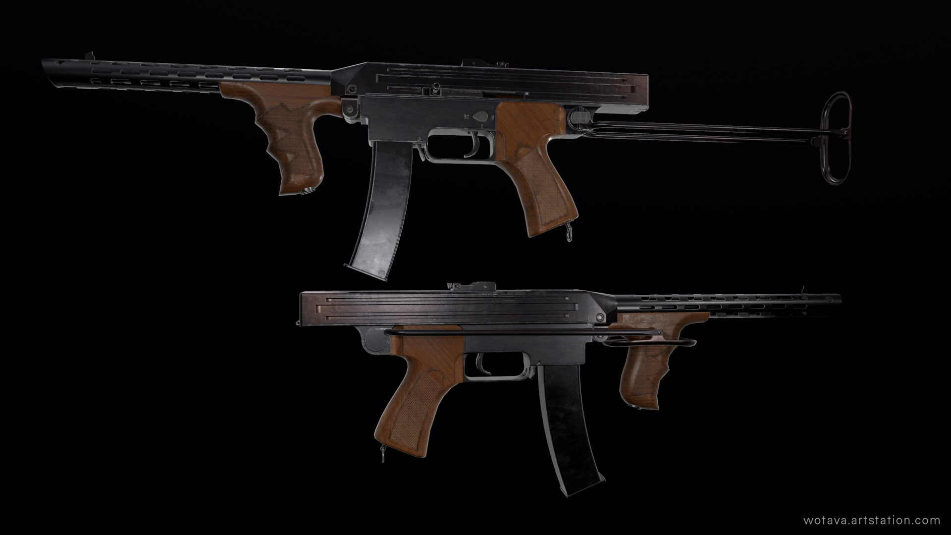 Bogdan Kishchak - Kalashnikov Submachine Gun (1942)