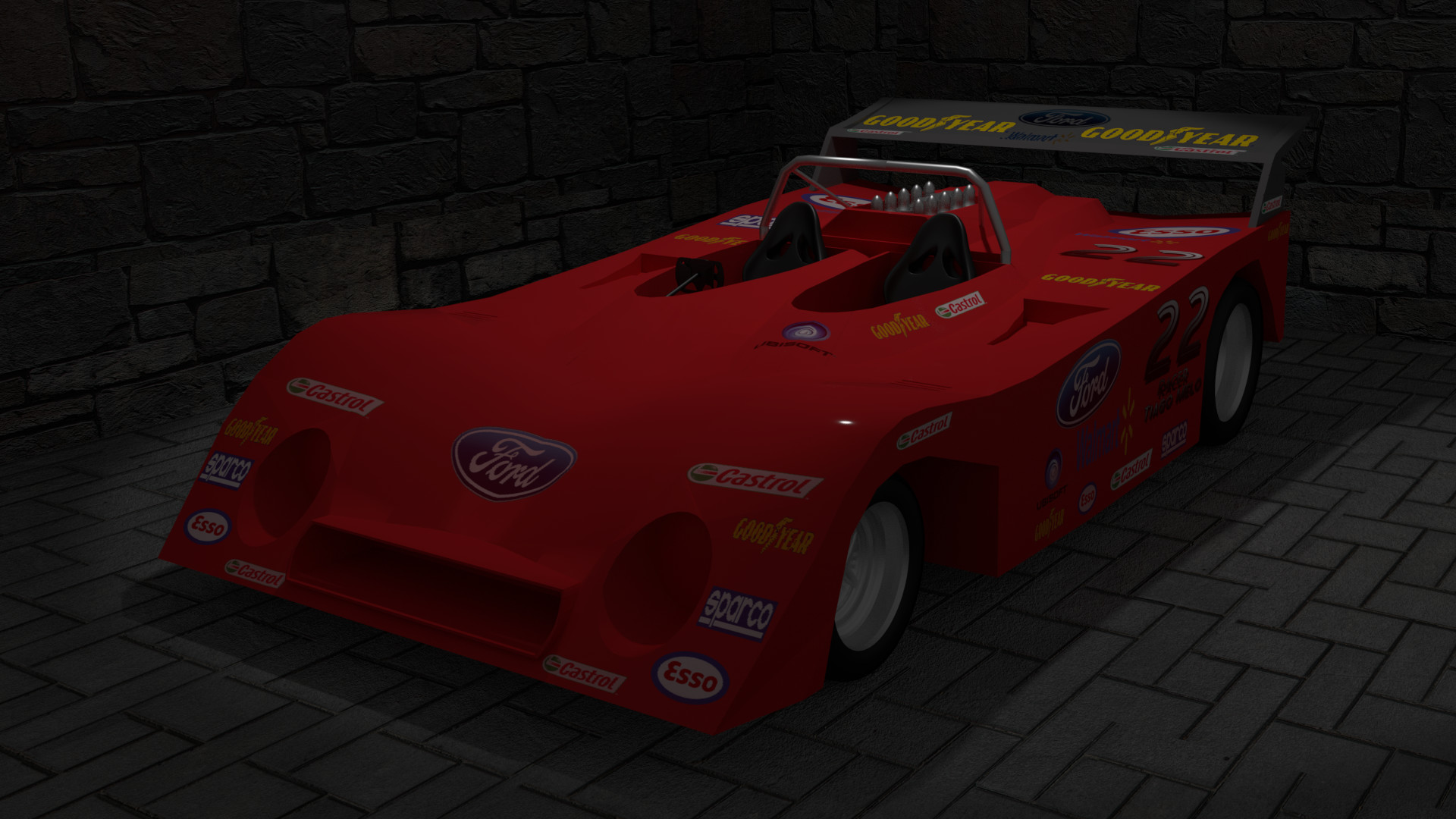 ArtStation - Velocity Red O.S. RaceCar sponsorship by Ford