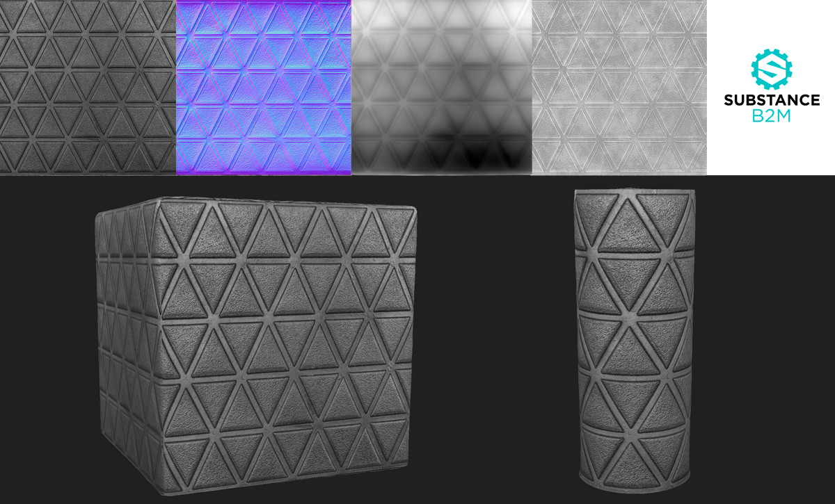 ArtStation - Plastic surface seamless texture - Photography to B2M