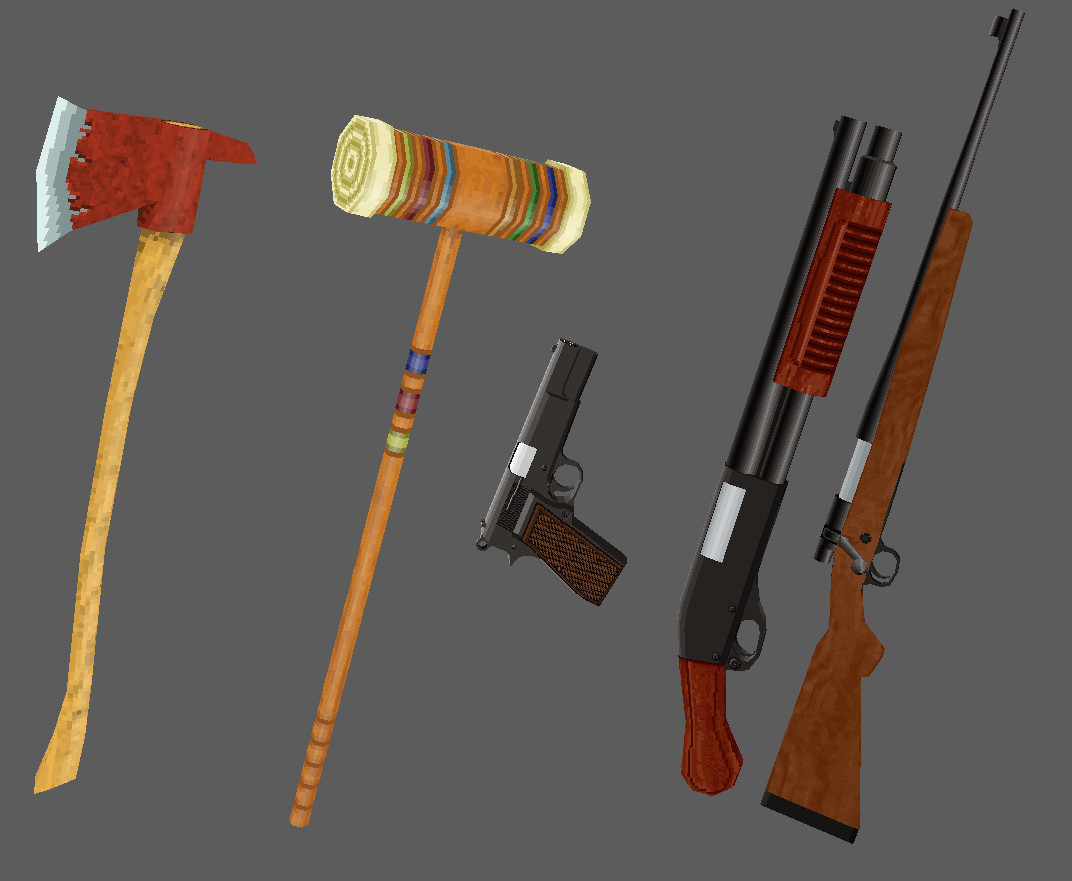 Dizzy - Survival Horror Weapons and Supplies PSX / 32-Bit style