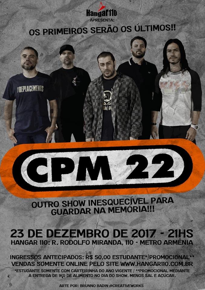 ArtStation - Cpm22 poster, Brunno Badin