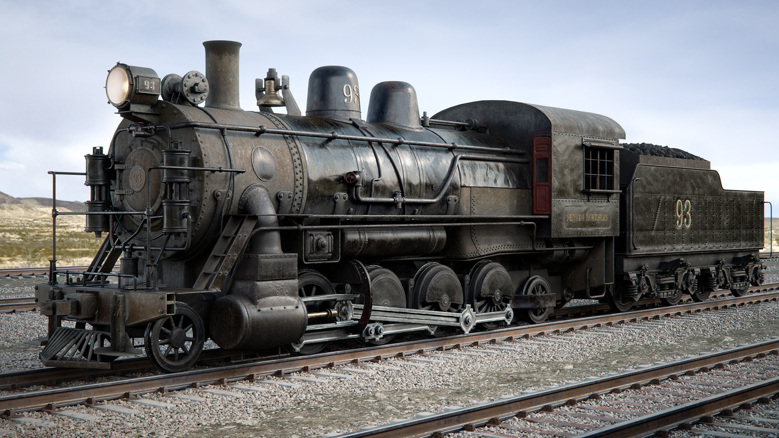 Tomasz Kawecki - Locomotive No. 93 Nevada Northern Railway