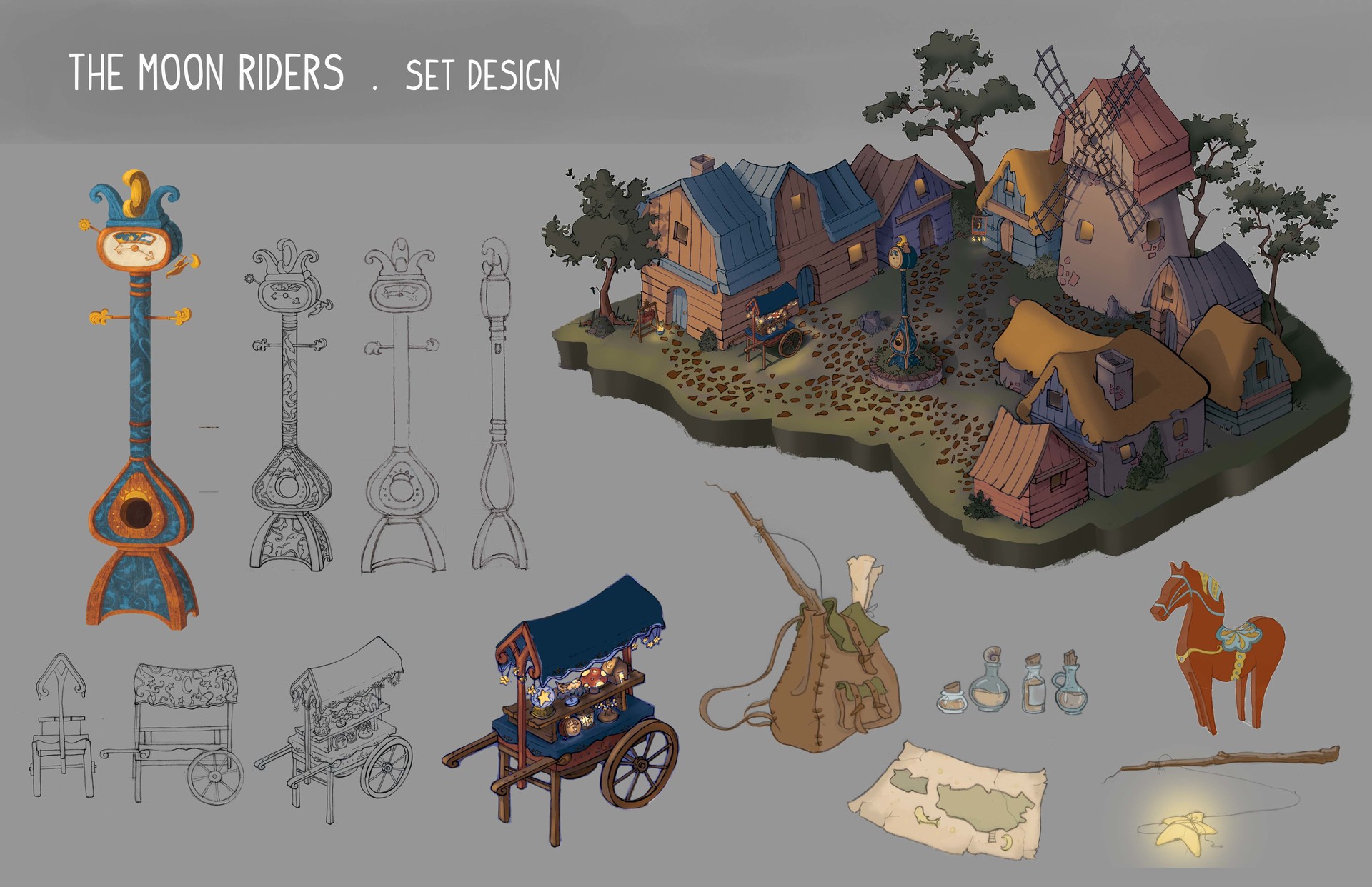 ArtStation - The Moon Riders: Props & Enivronments