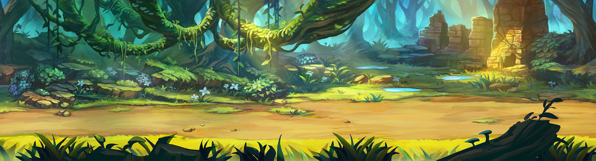 ArtStation - Side-scroller /Forest