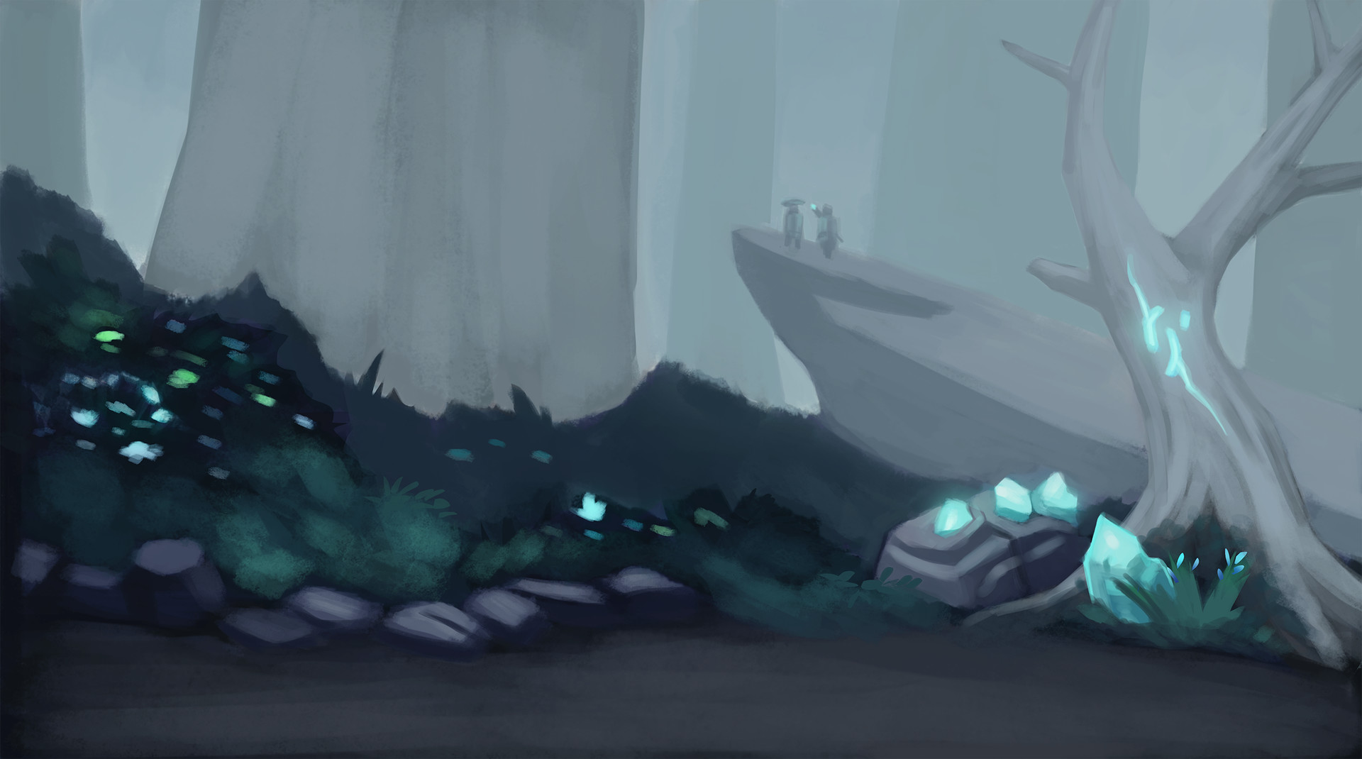 Mike K - Fighting Game Concept Forest Stage
