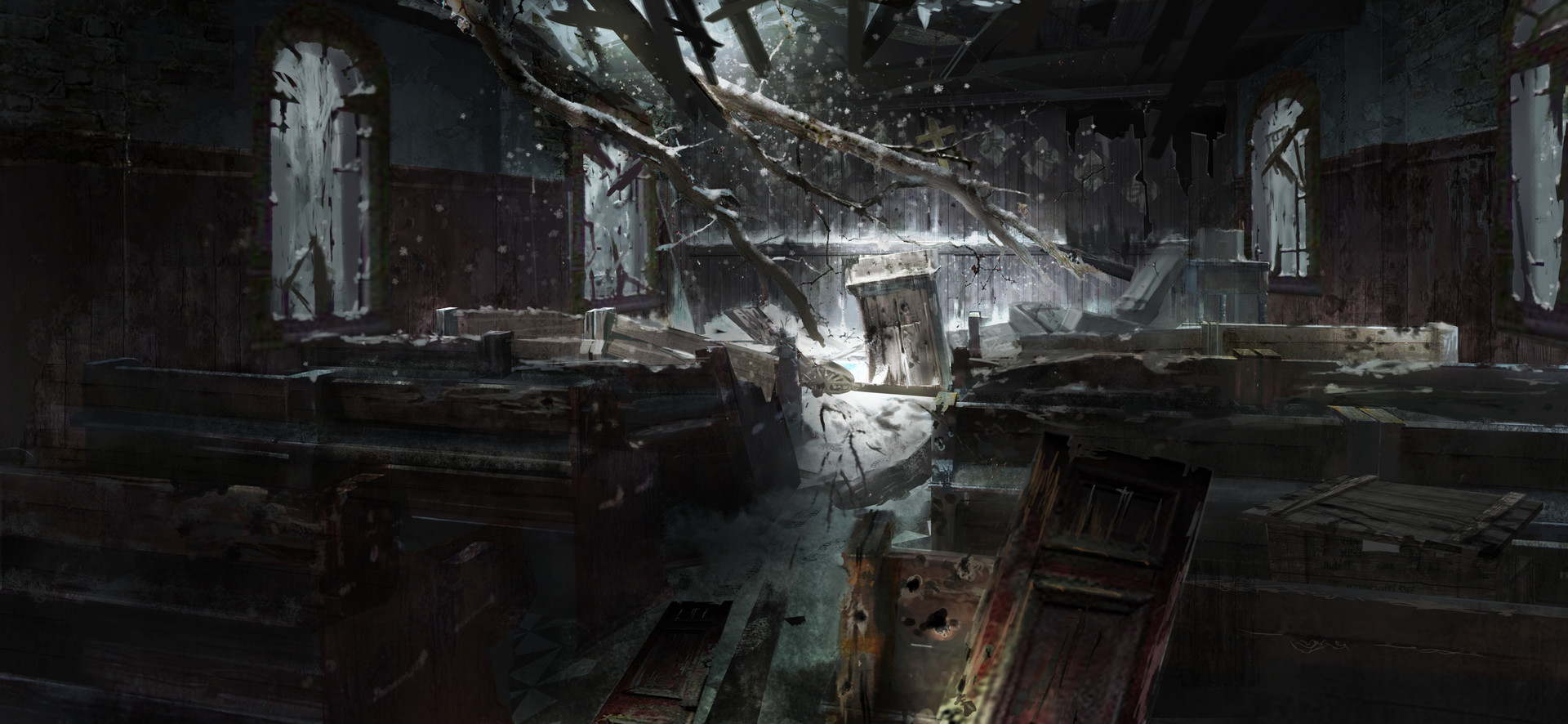 ArtStation - Ruined church