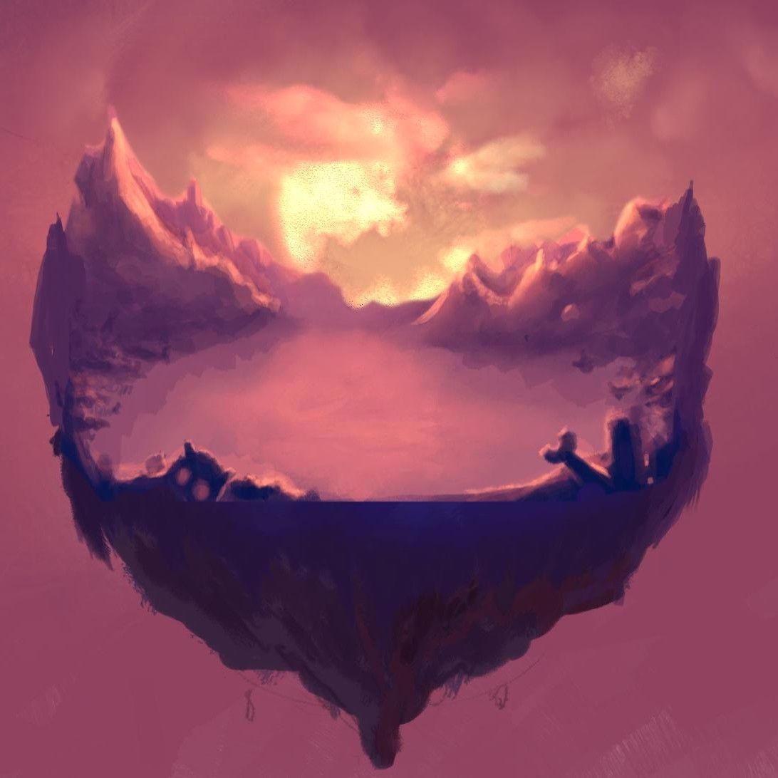 ArtStation - Floating island