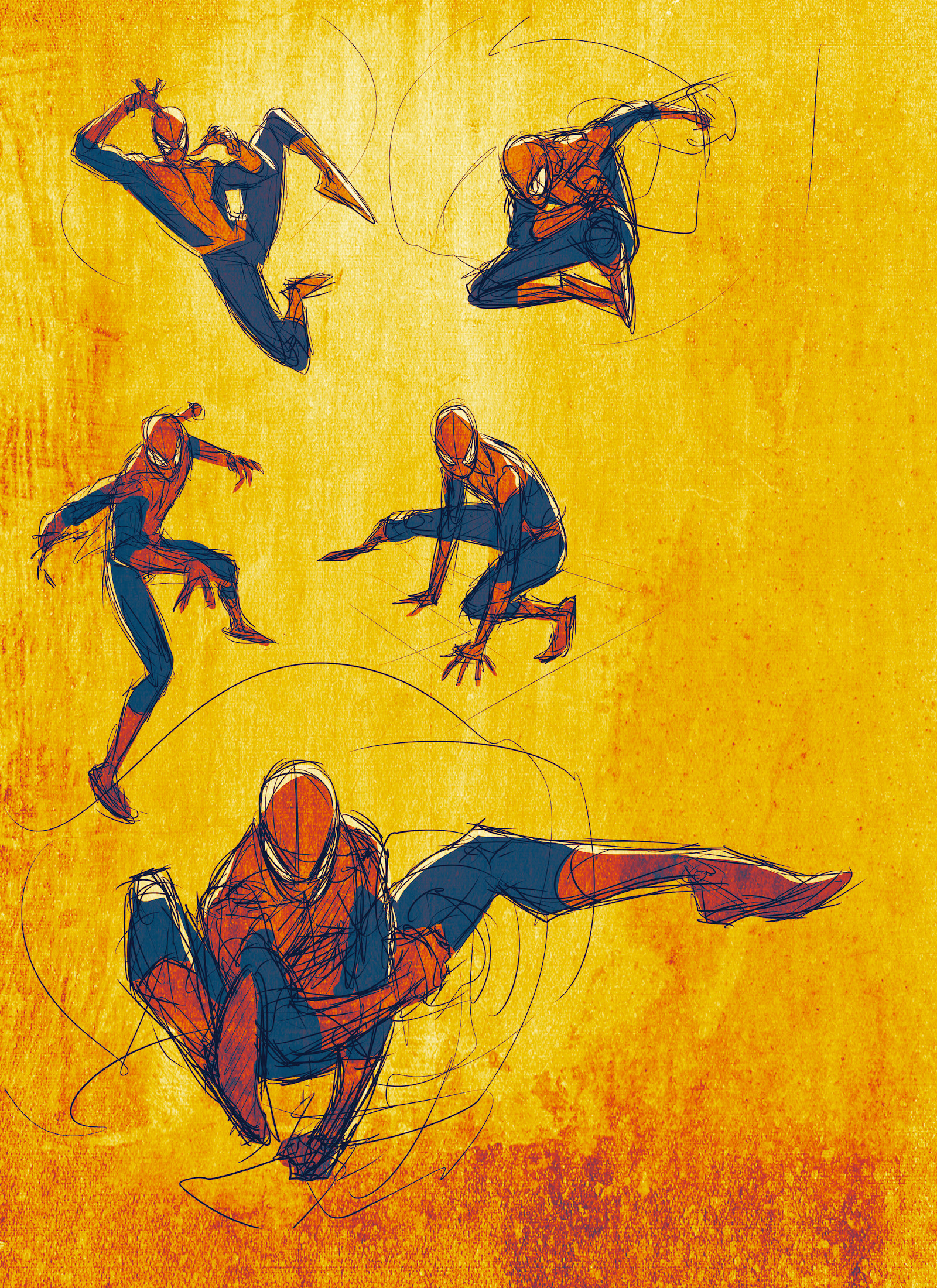 ArtStation - Spidey sketches
