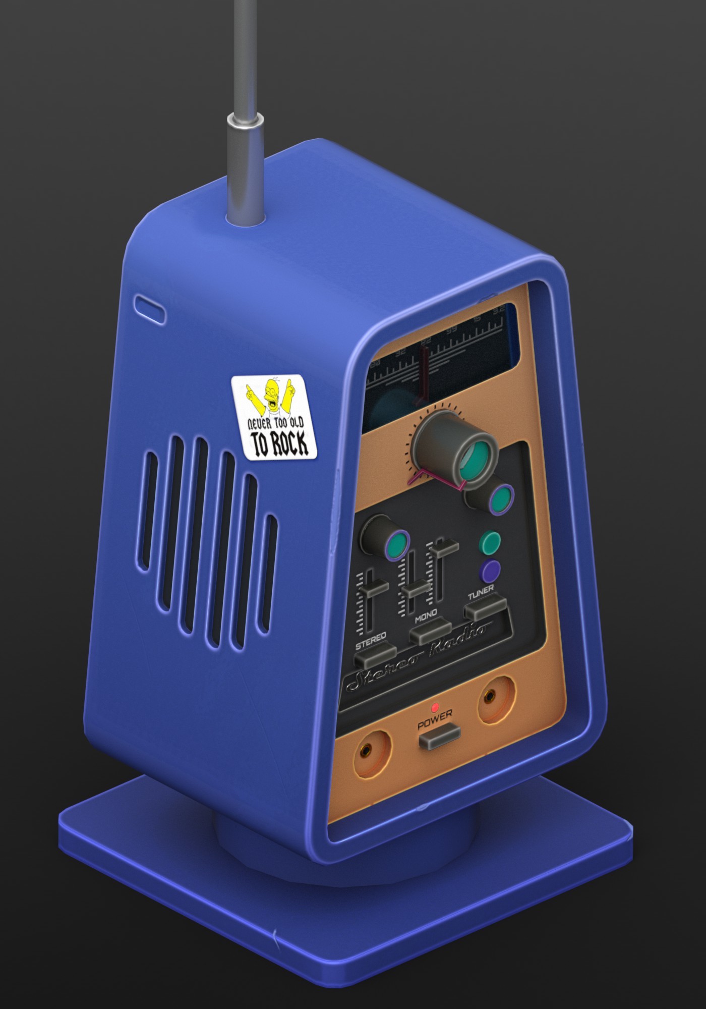 ArtStation - Stylized radio