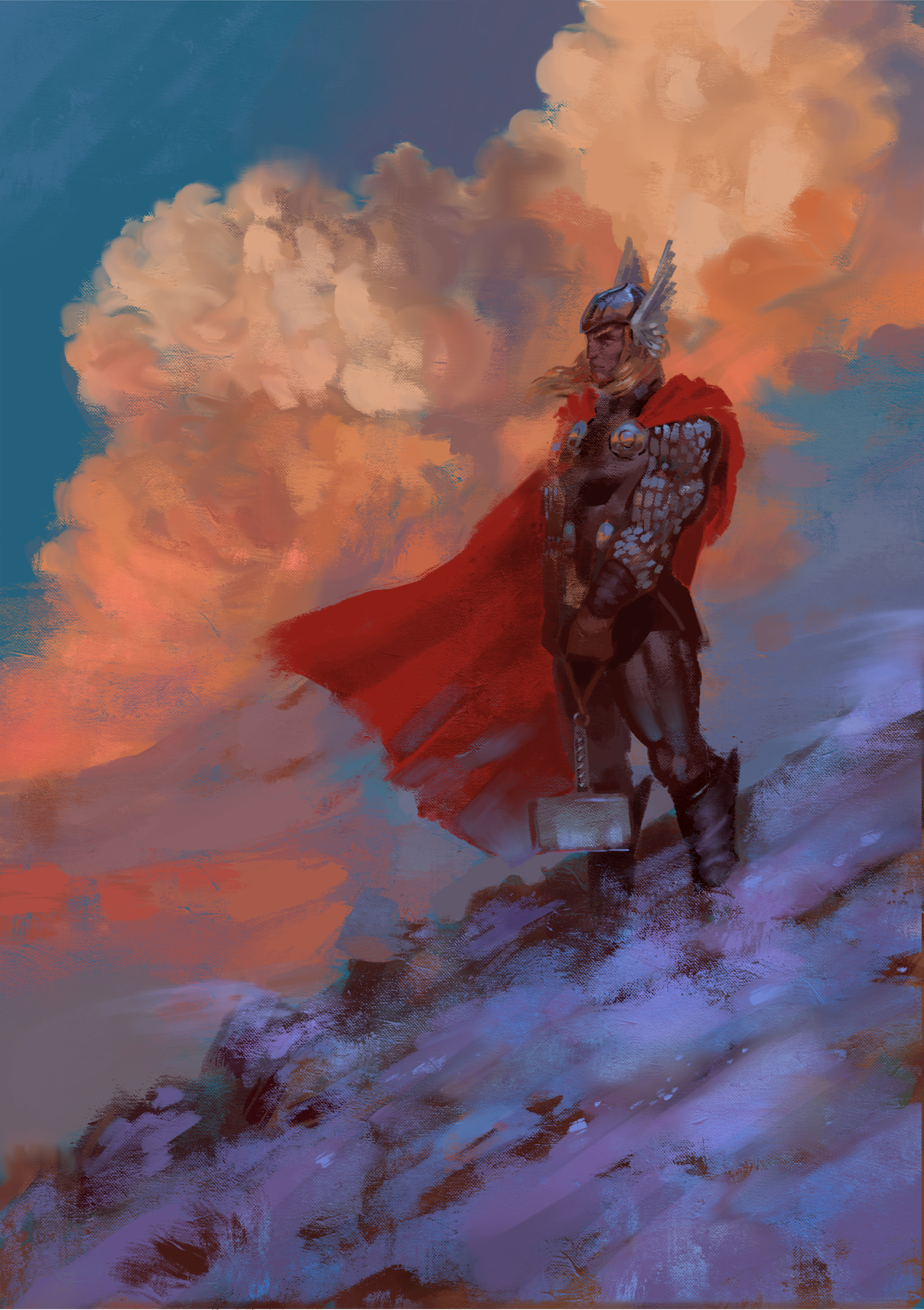 ArtStation - Just Thor brooding