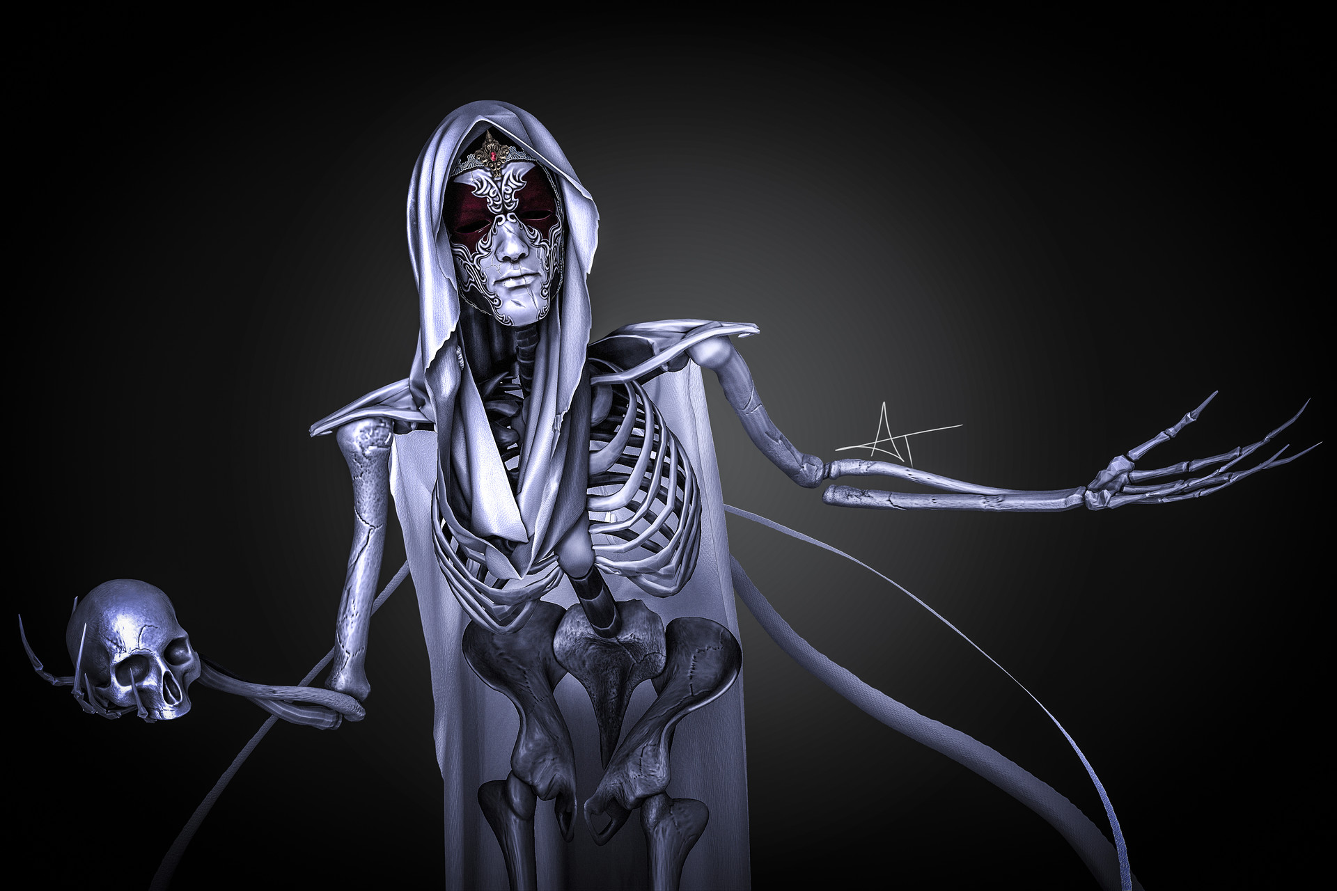 Andrew Ta - The Masque of the Red Death 3D Sculpt