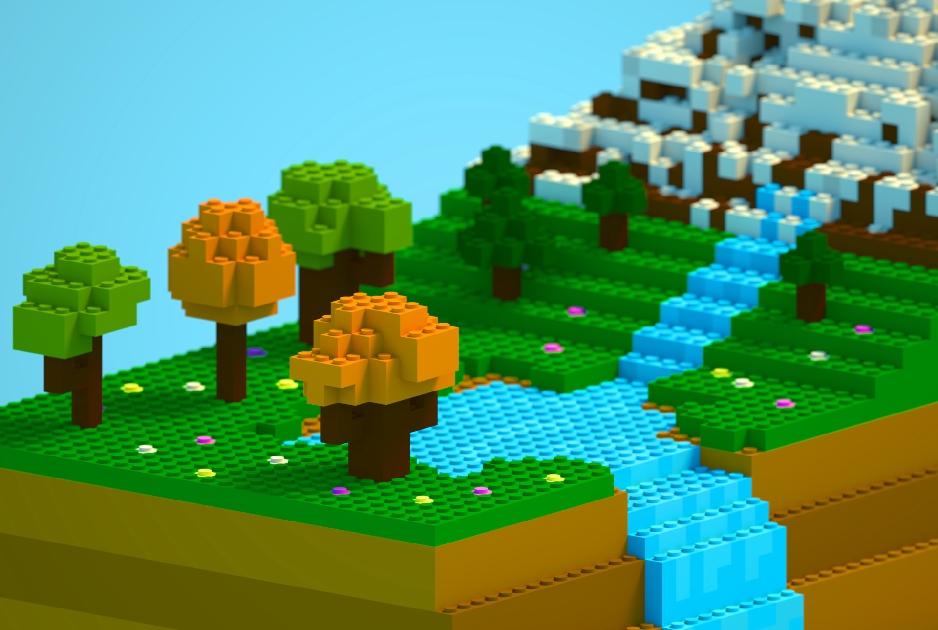 Donald Backos Artstation Portfolio - Lego Ecosystem