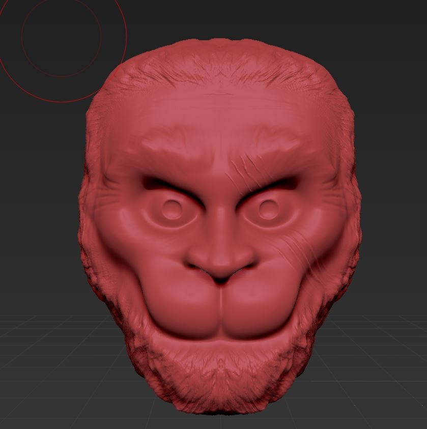 ArtStation - Monkey king first Sculpture in Z brush