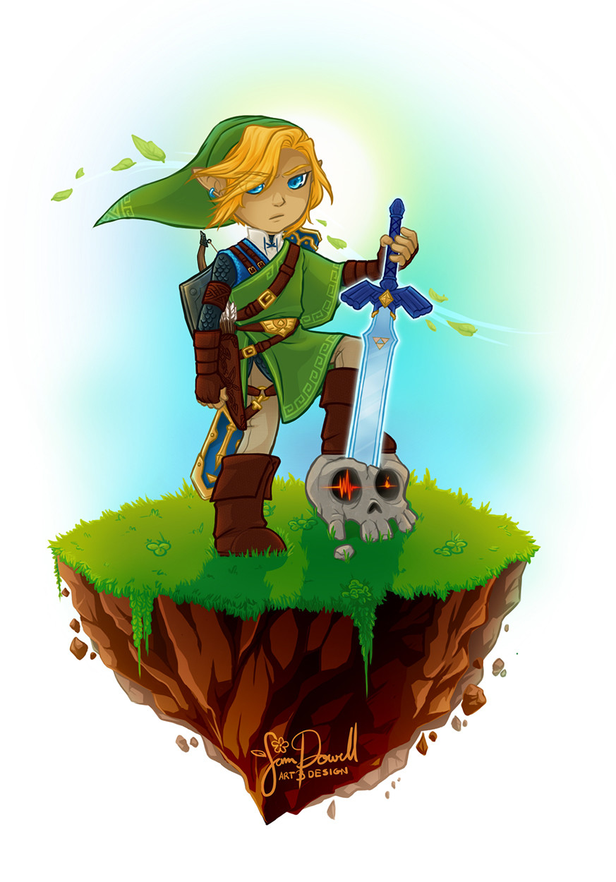 ArtStation - Legend of Zelda: Link's Island