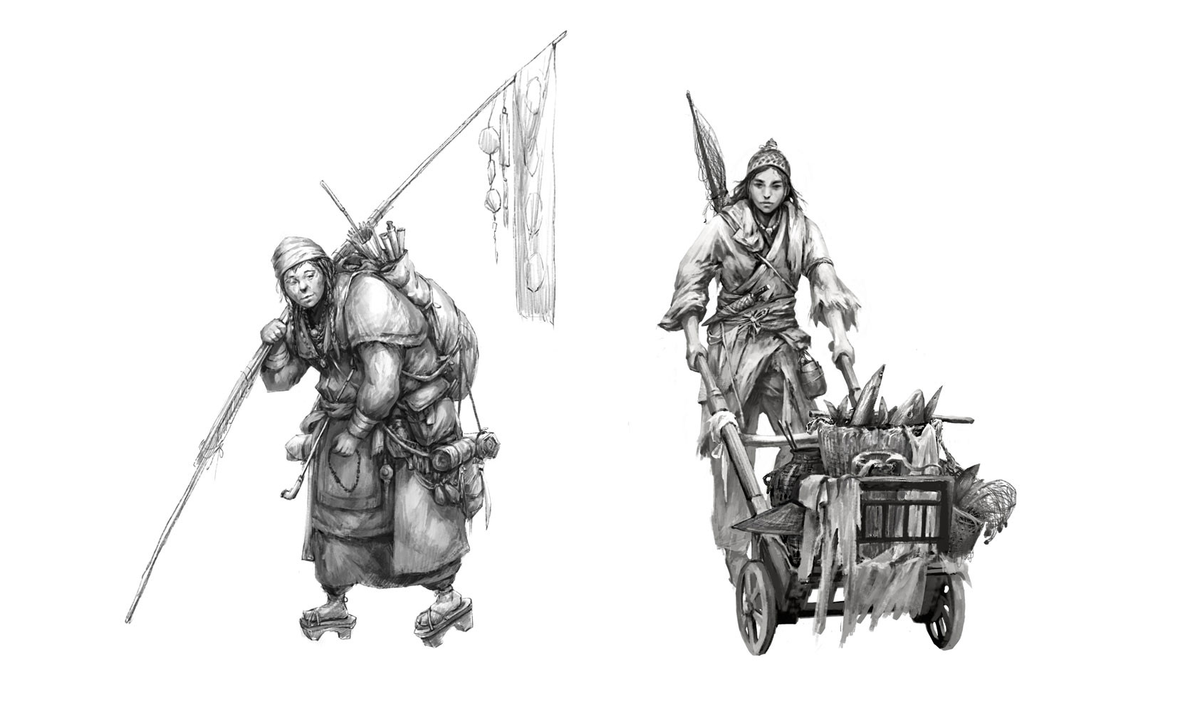 ArtStation - sketch character design