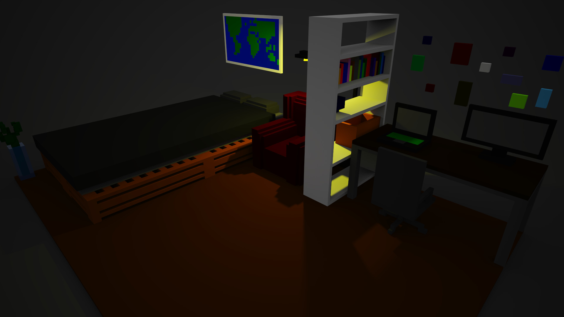 ArtStation - A Recreation of my Bedroom