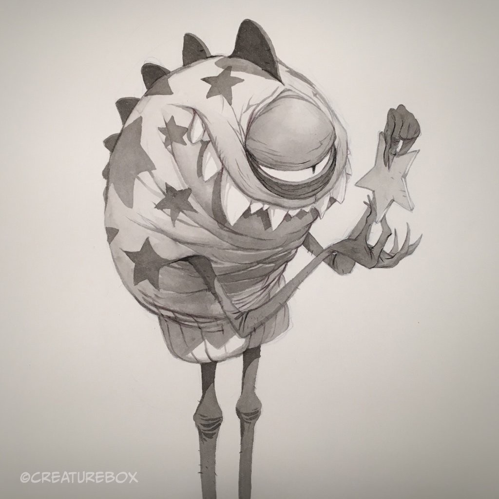 Ismael Nieto - CreatureBox_StarMonster_3DPrint