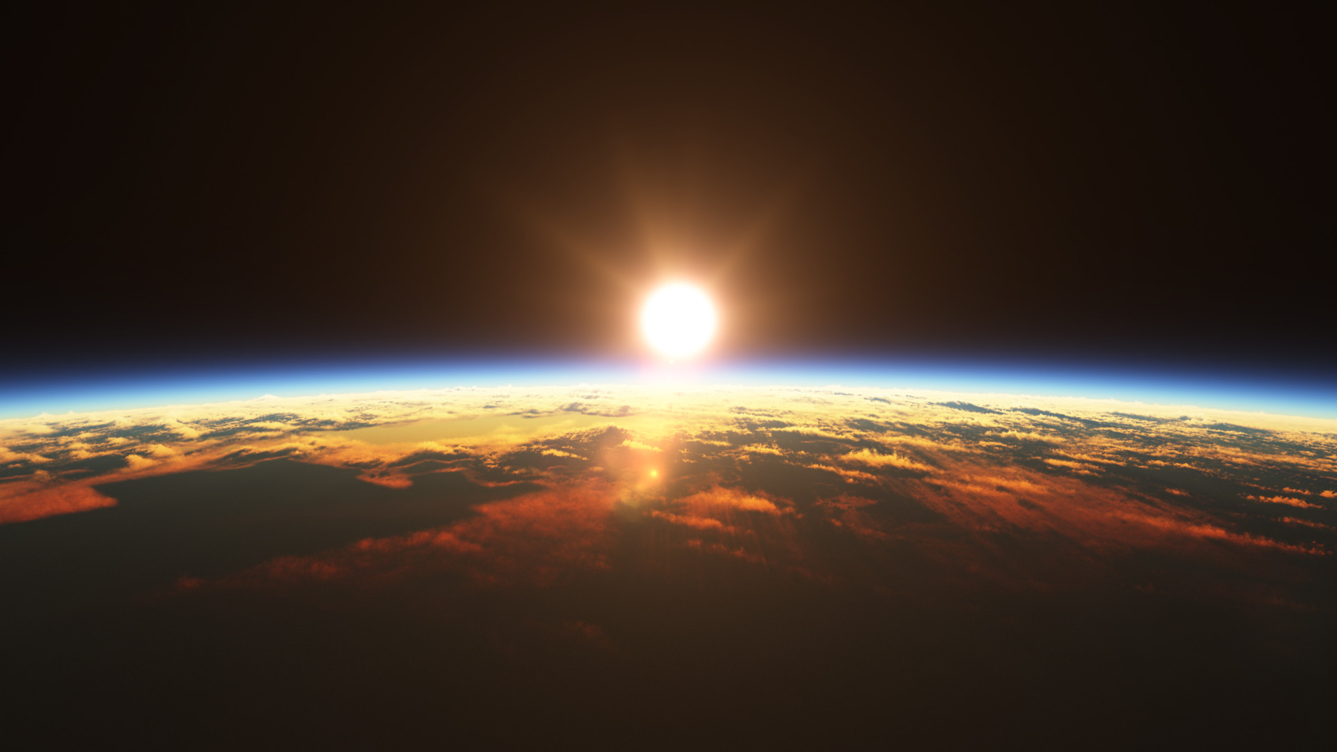 ArtStation - Orbital Sunset