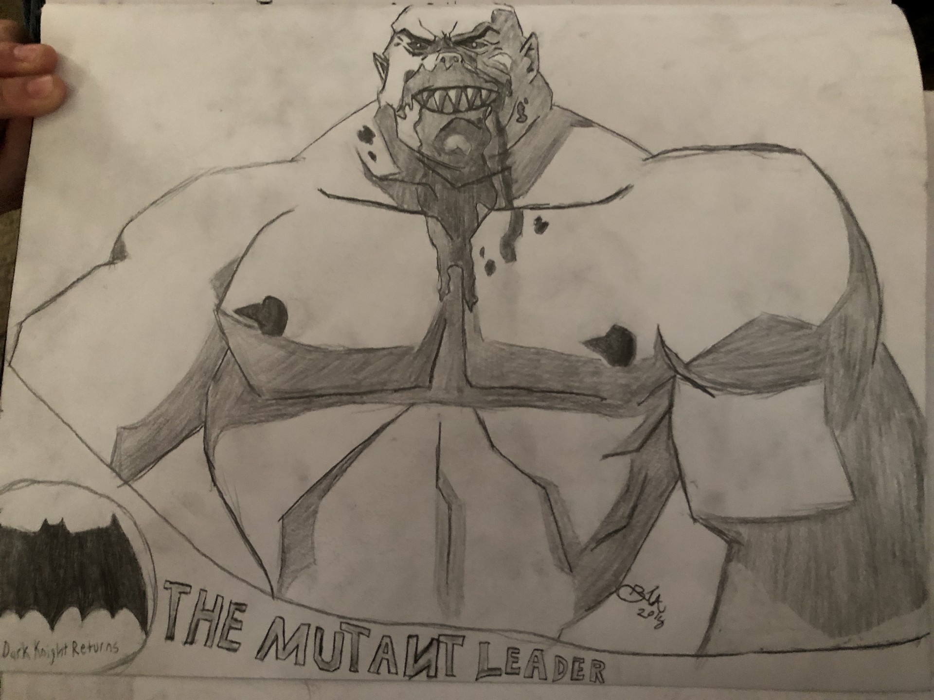 how to draw the dark knight returns batman