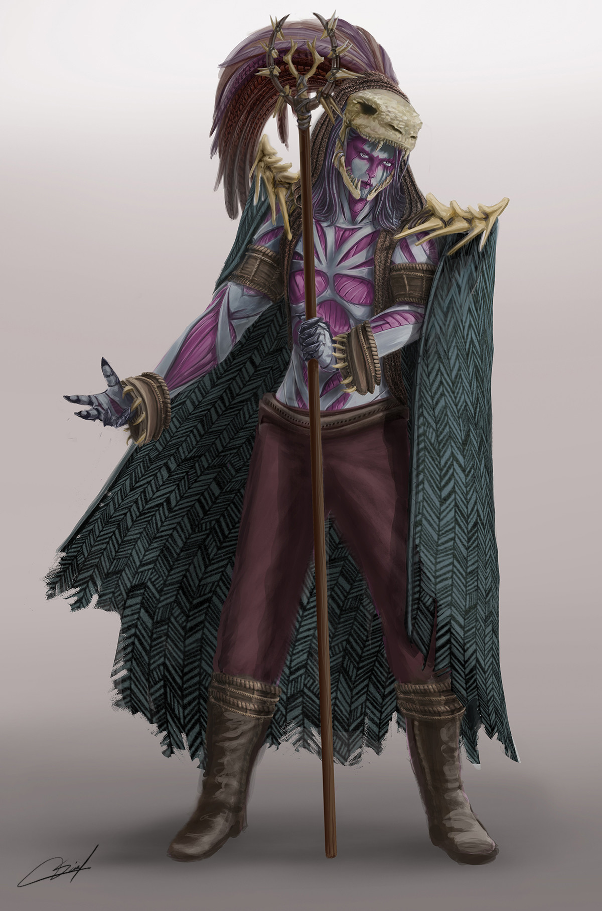 ArtStation - Male Necromancer