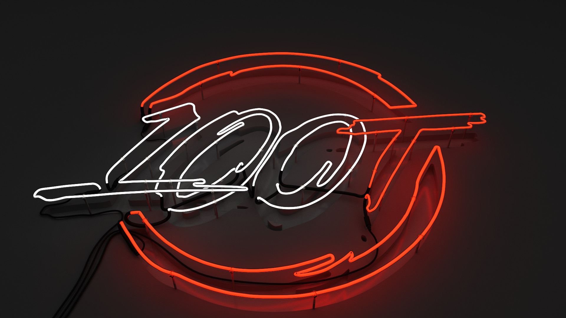 ArtStation - 100T Neon Sign