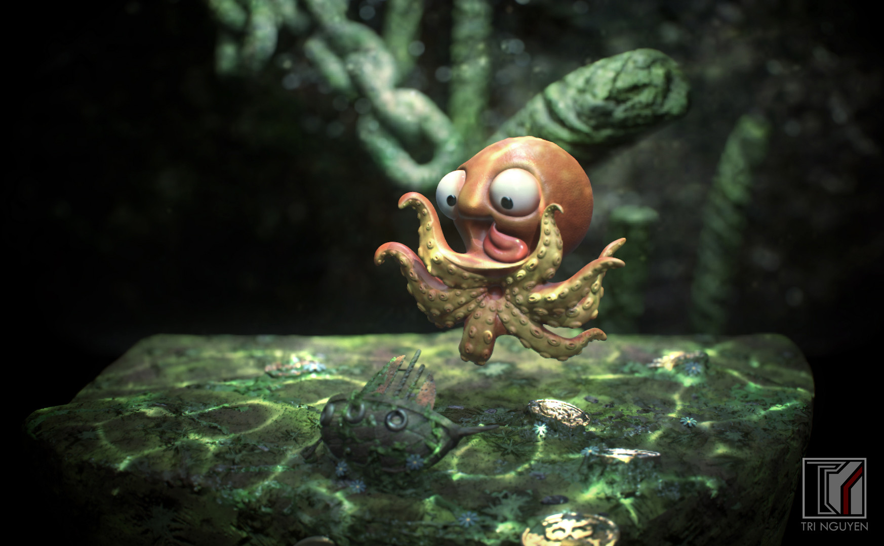 ArtStation - Baby Kraken