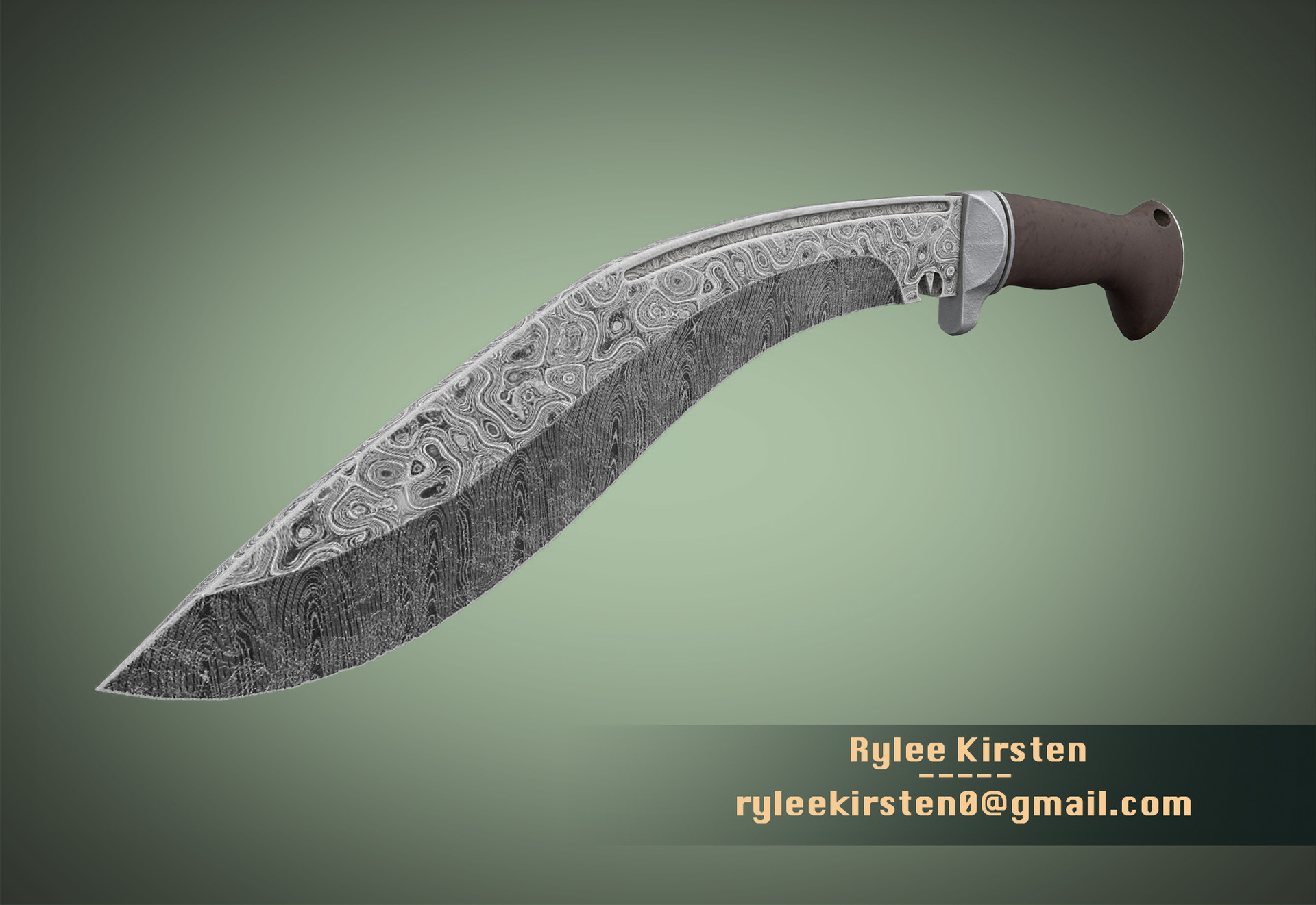 ArtStation - Kukri Knife (Portfolio IV)