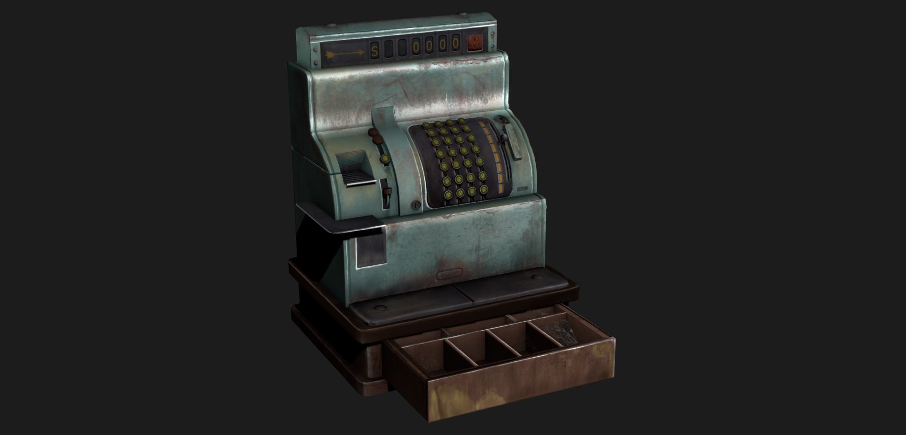 ArtStation - Vintage Cash Machine.