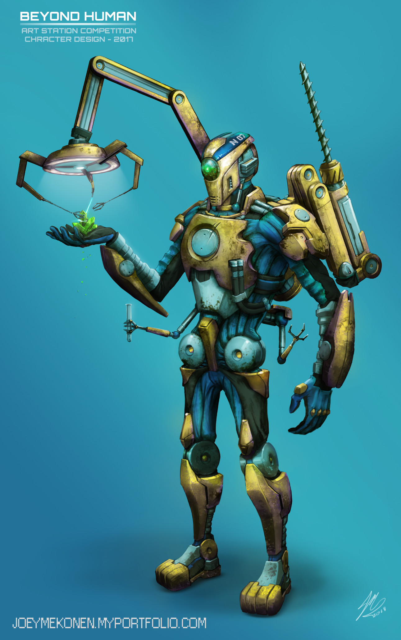 Human Robot Concept Art