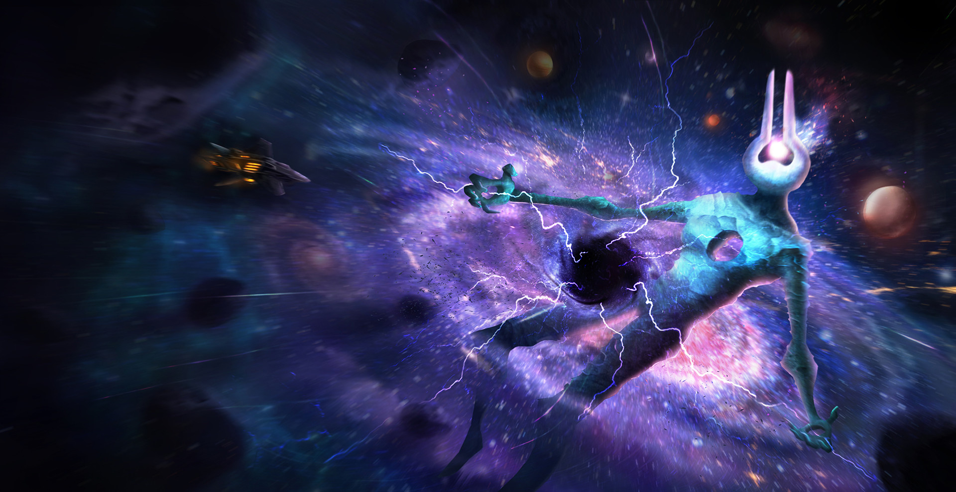 ArtStation - Into the Void - 2018 Atomhawk Art Challenge