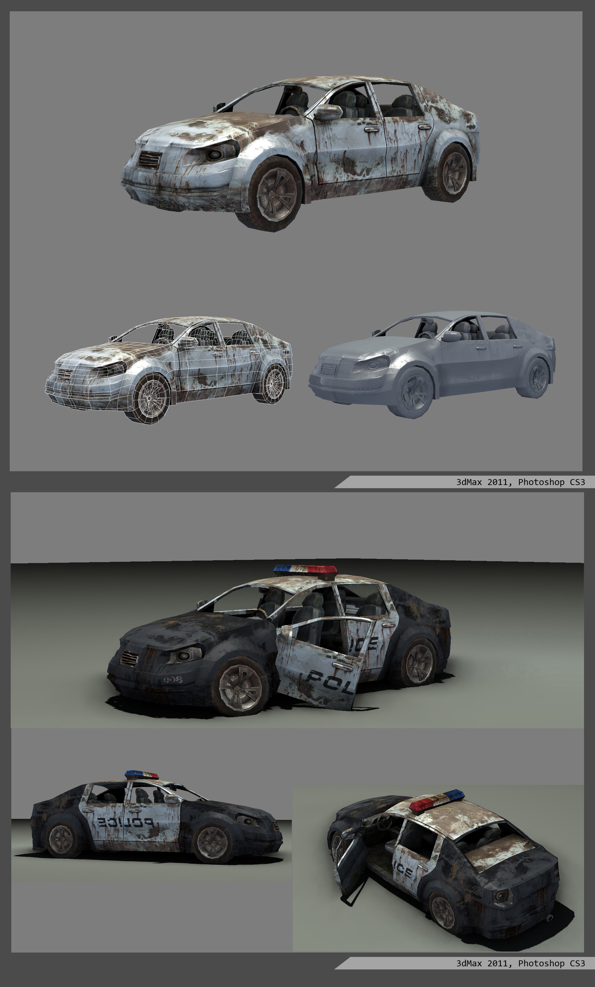 ArtStation - Rusty Old Car