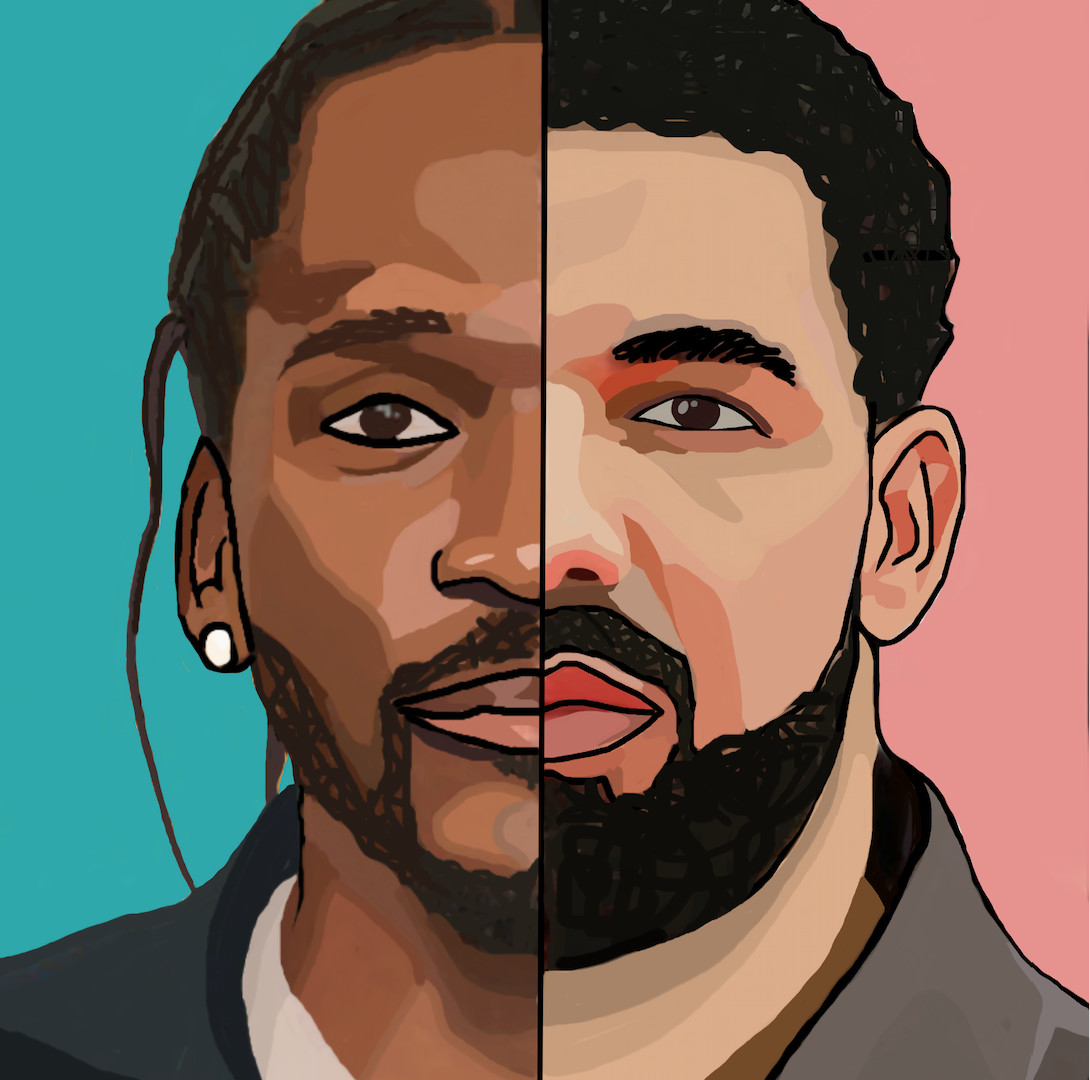 ArtStation - Pusha-T and Drake Beef