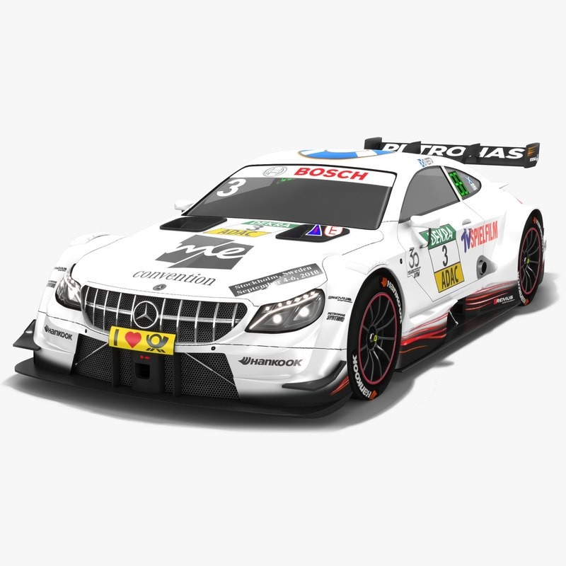 ArtStation - Mercedes-AMG C63 DTM #3 Paul di Resta Season 2018 3D model