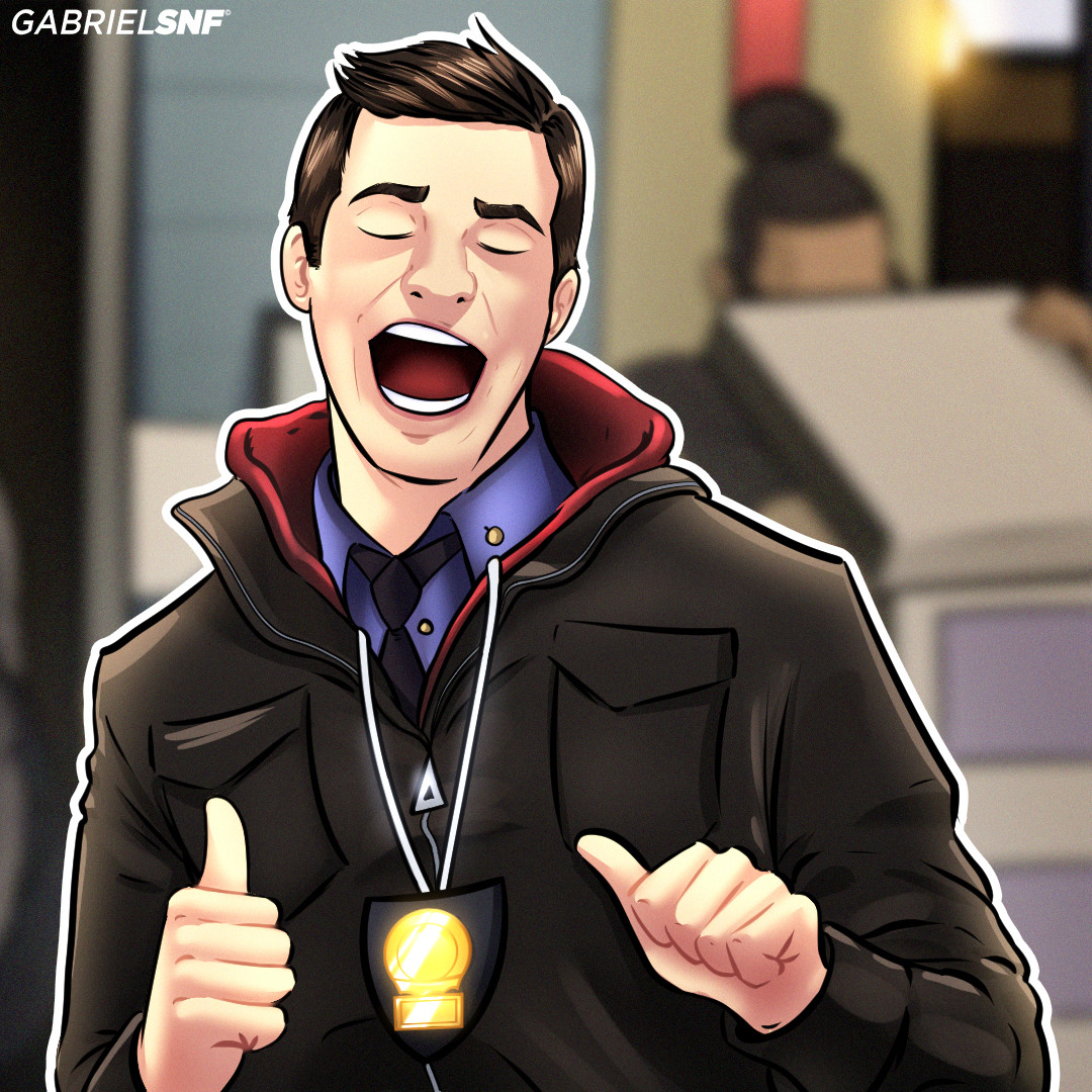 how to draw jake peralta