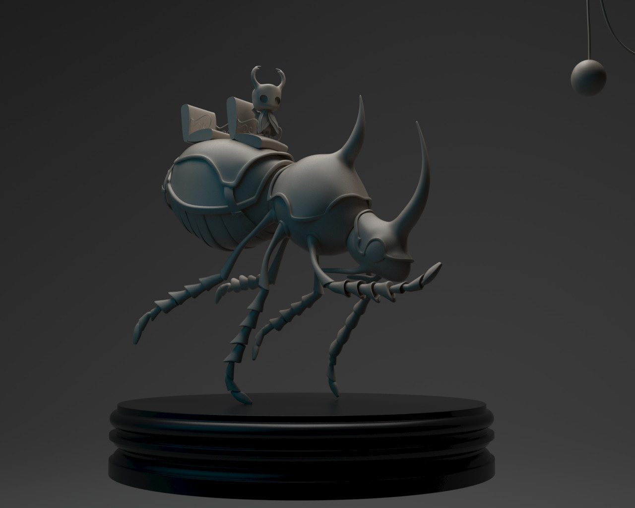 ArtStation - The Knight and the Last Stag (Hollow Knight fan-art)