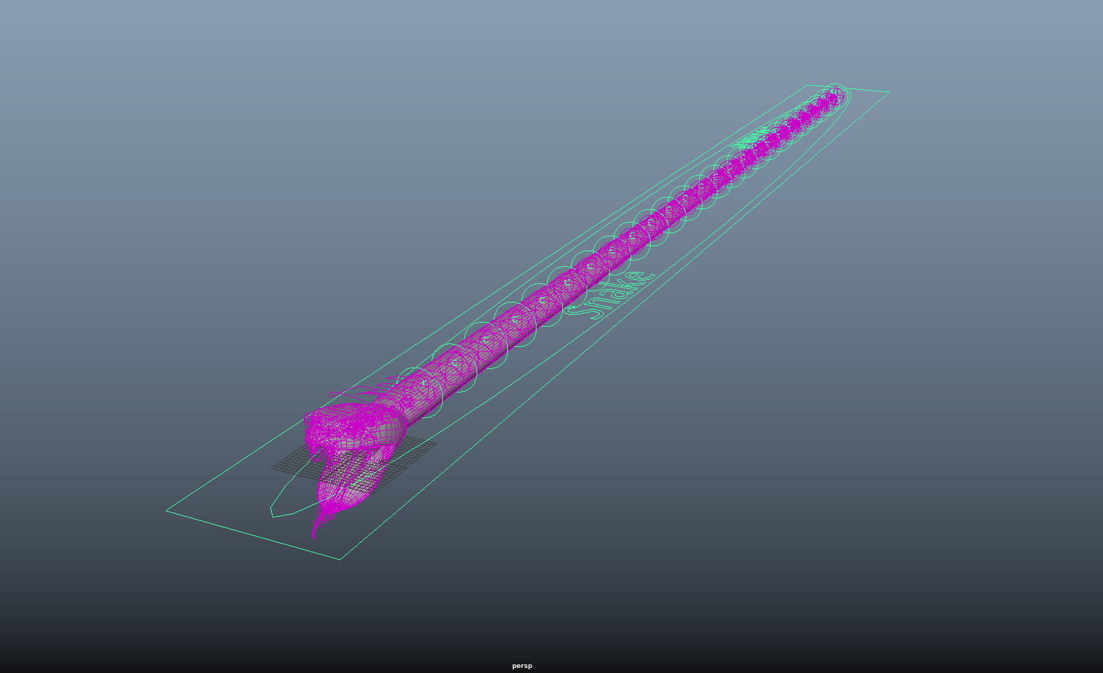 ArtStation - Snake Rigging