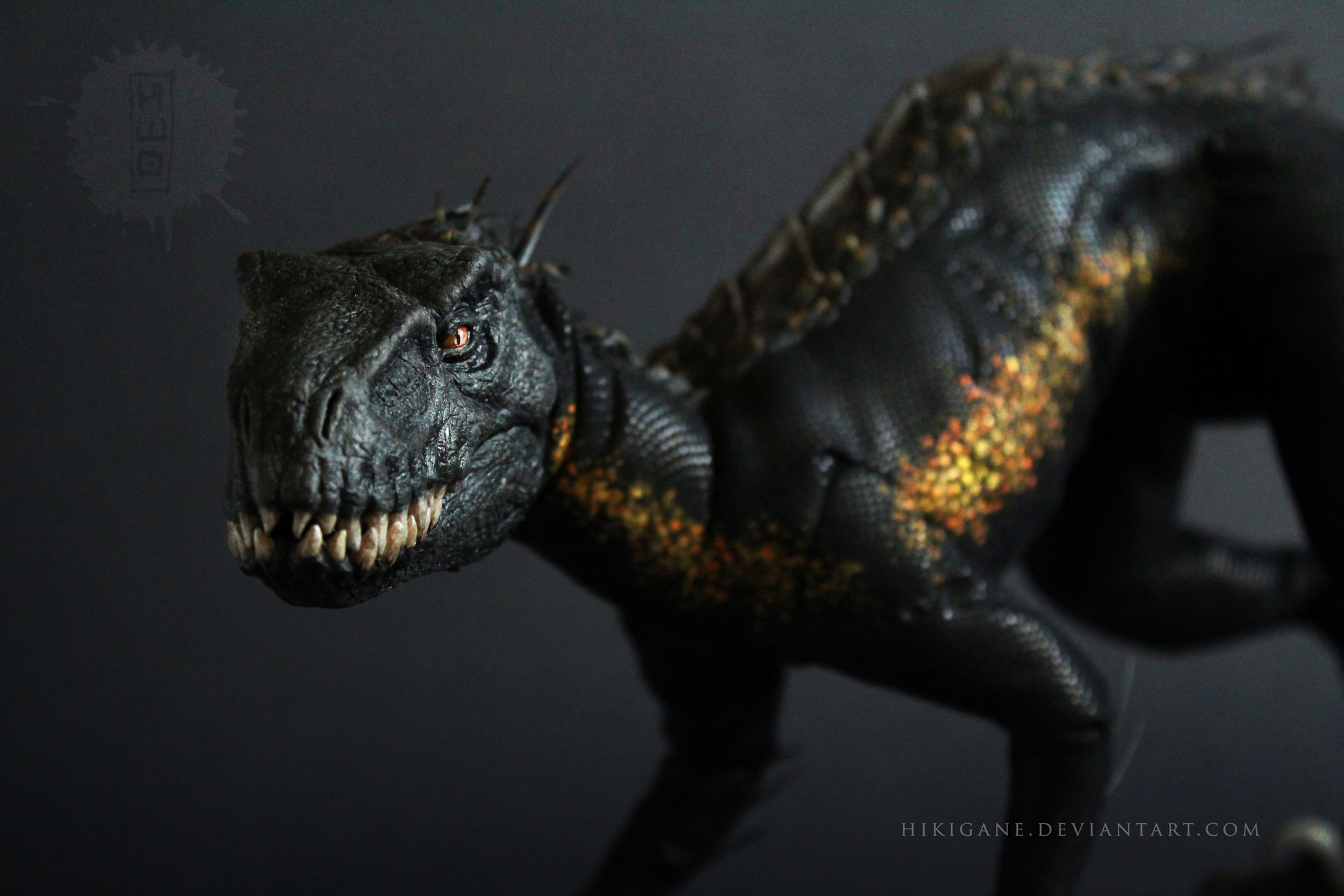 Boglarka Zilahi (hikigane.creatures) - Indoraptor - stop motion puppet ...