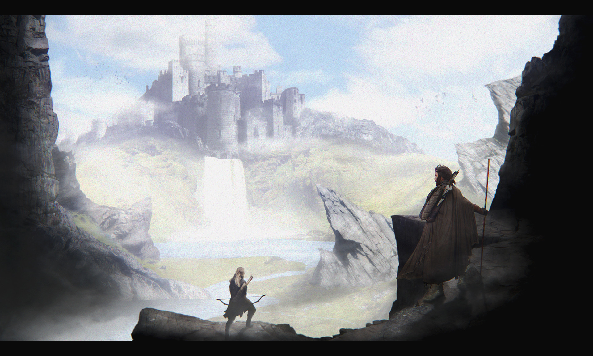 Castle Falls : r/conceptart