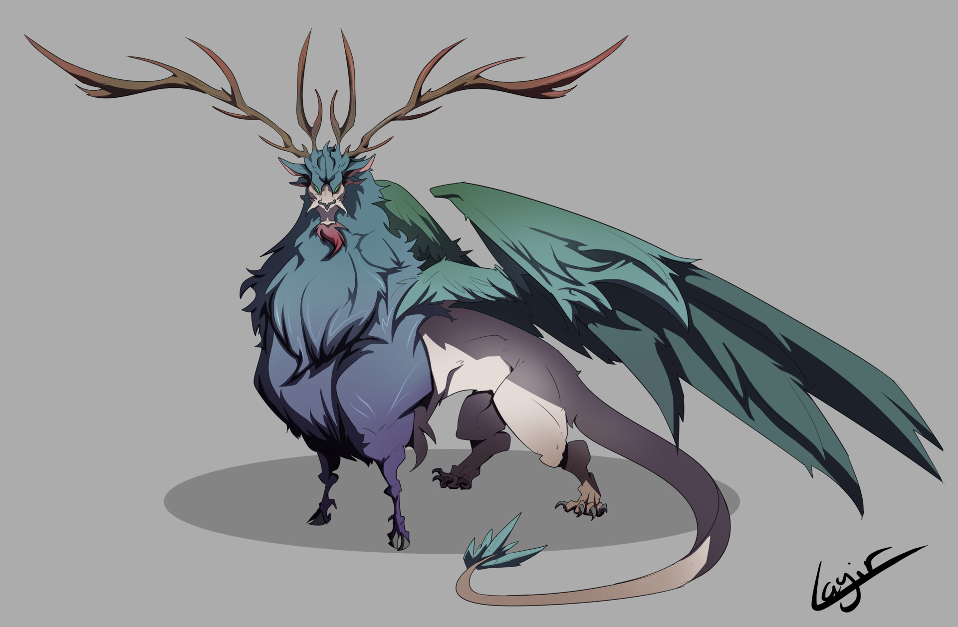 Mythical Hybrid Chimera By Hybrid Chimera Stock Illustrations – 284
